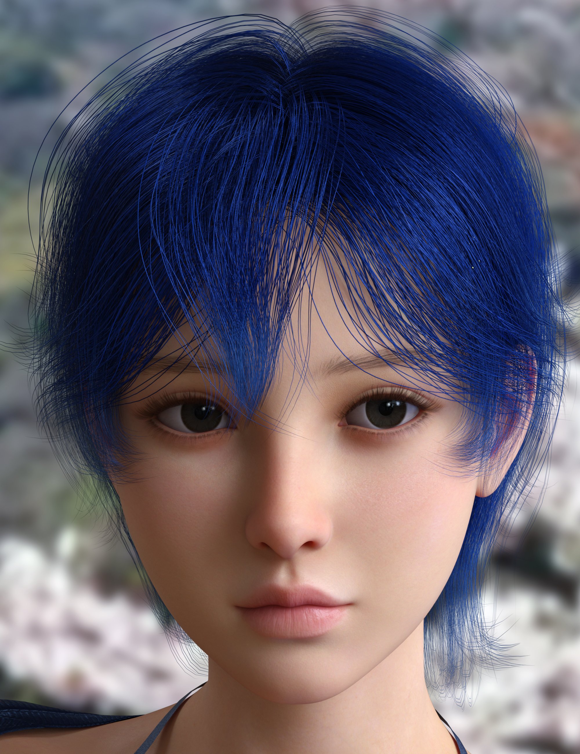 Vo Mieko, And Young, and Hair and Knicker Female HD for Genesis 9 Bundle | Daz 3D