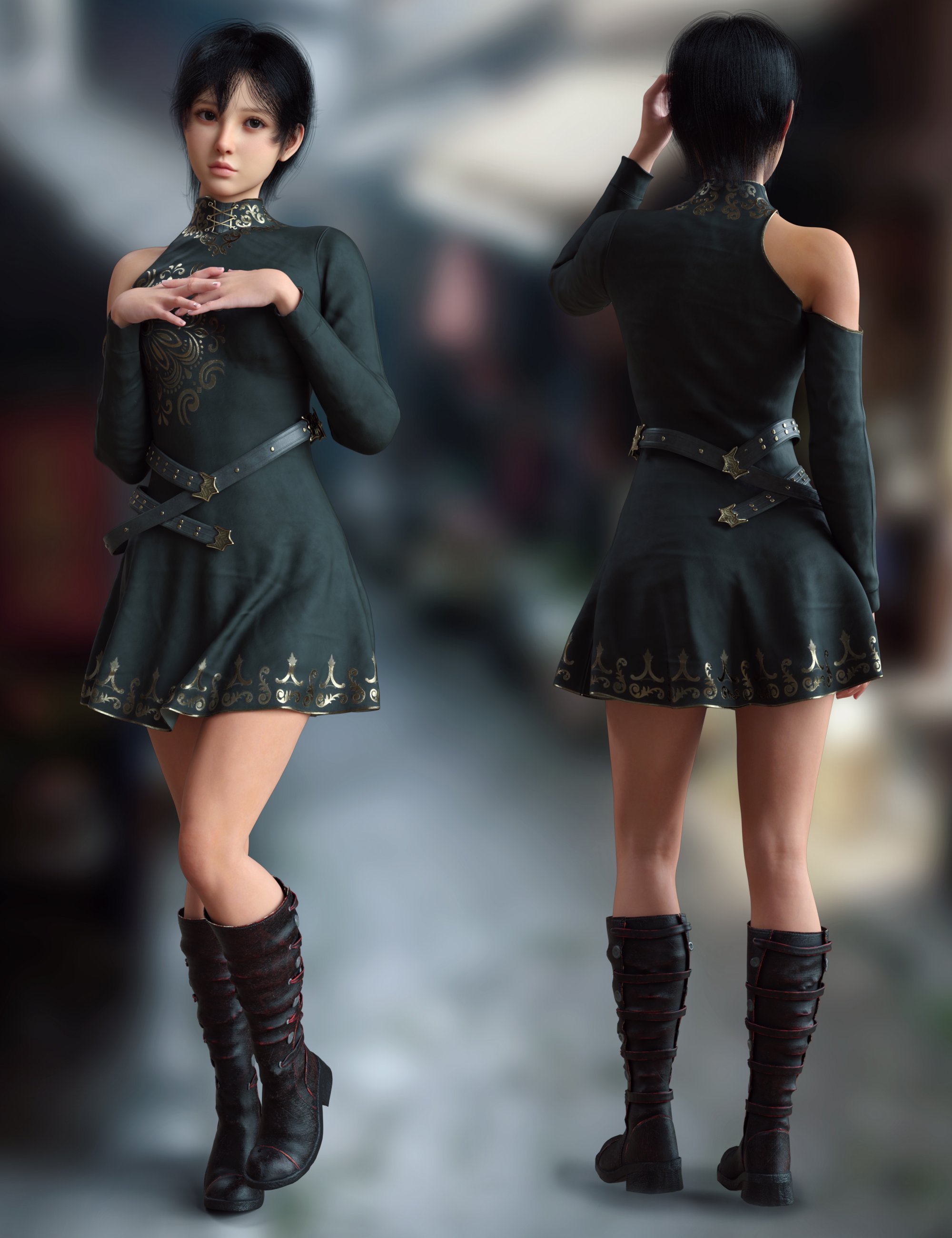 Vo Mieko Pro Bundle | Daz 3D
