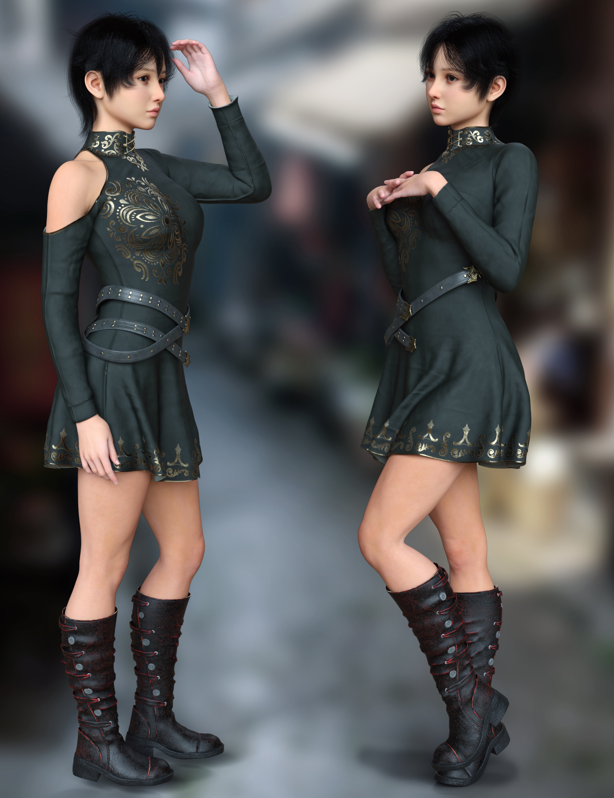 Vo Mieko Pro Bundle | Daz 3D