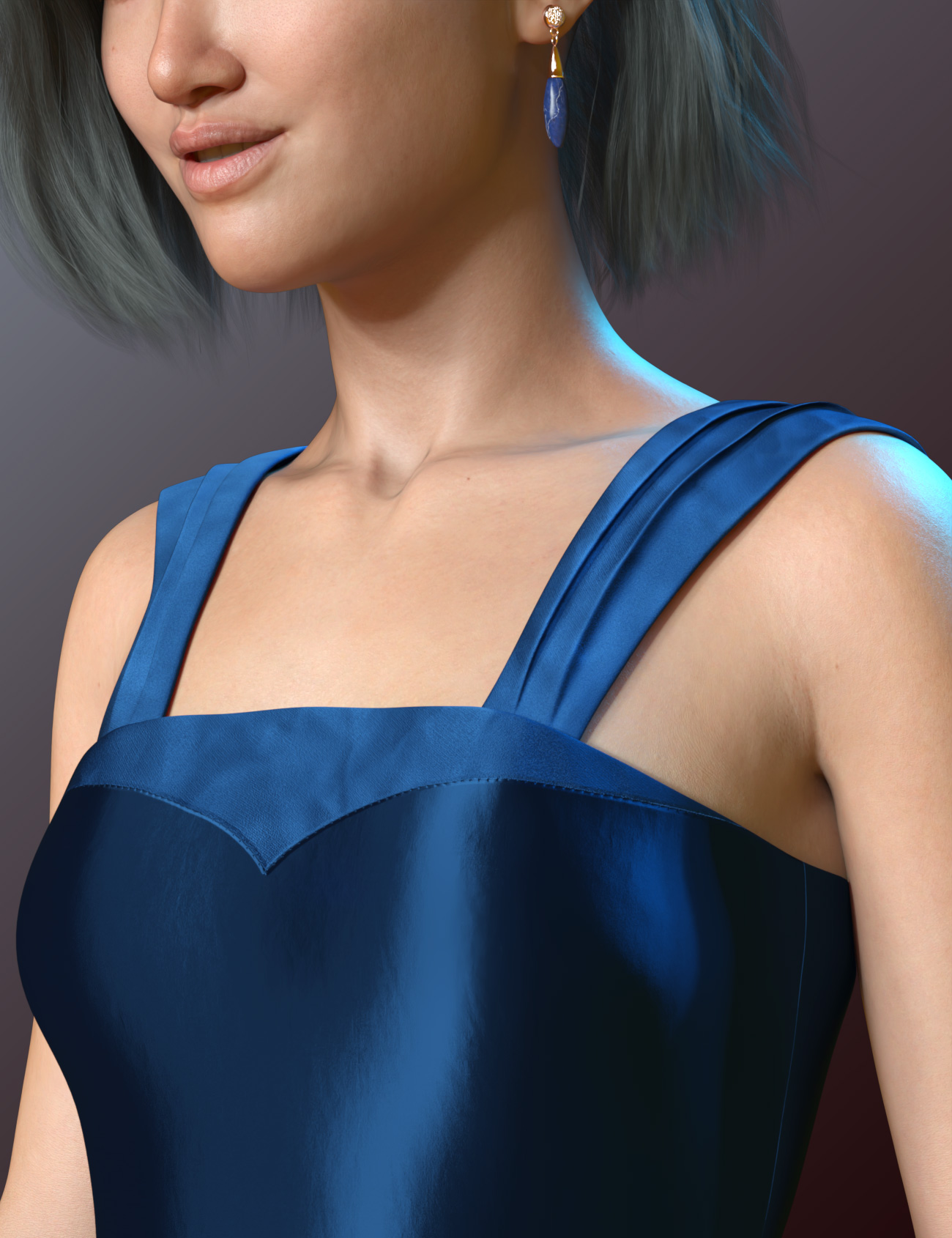 dForce Pretty Portrait Wear Addon Textures | Daz 3D