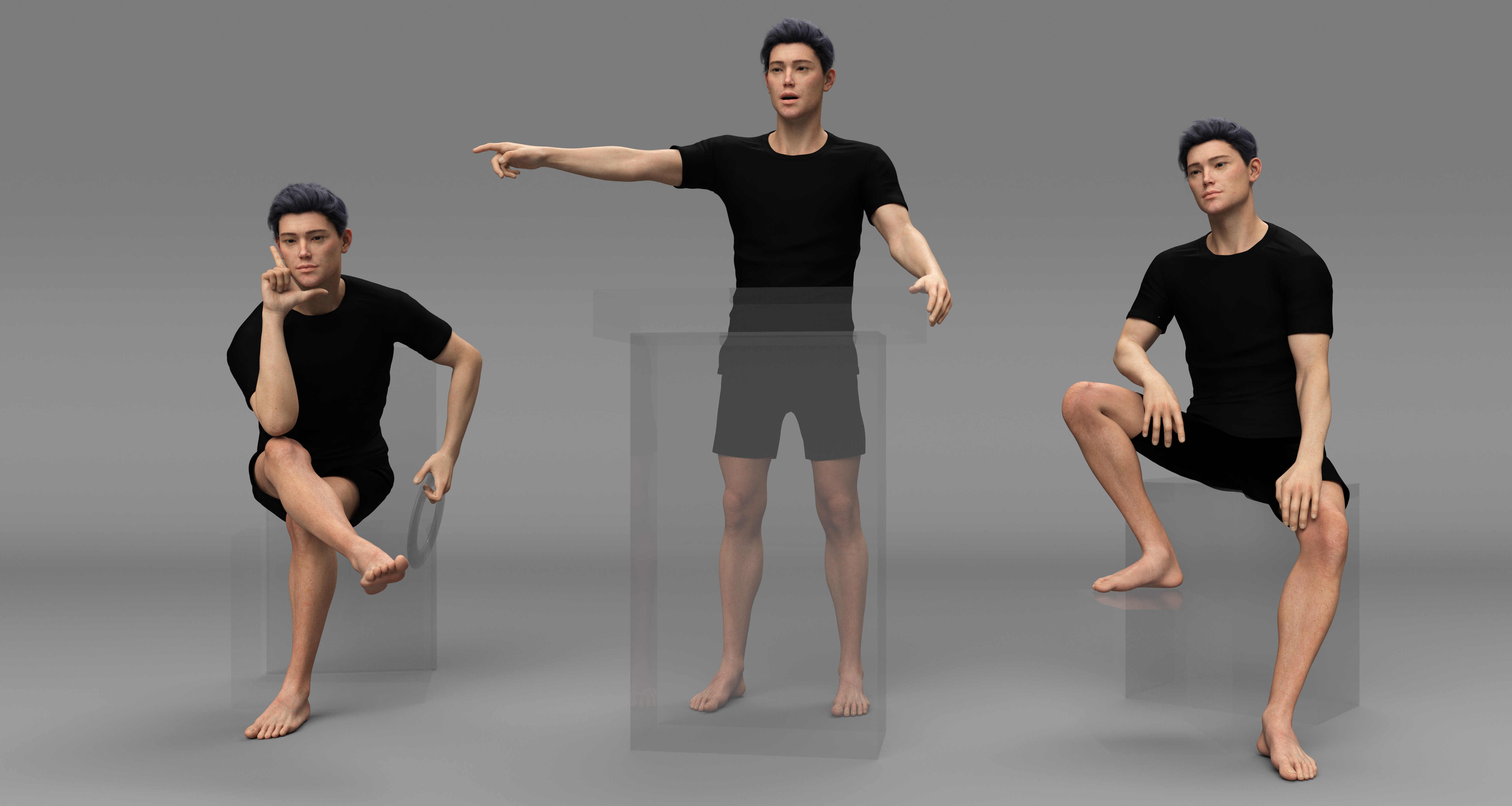 Power Legacy Poses For Genesis 9 and Genesis 8 Male | Daz 3D