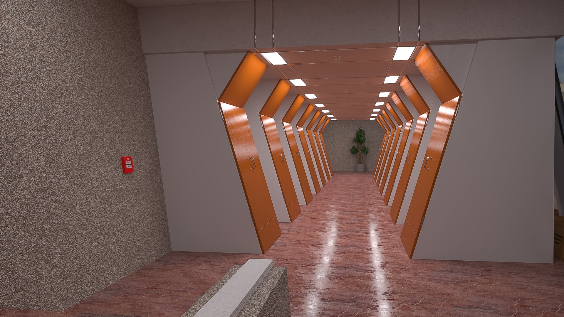 SE Futuristic Hall | Daz 3D