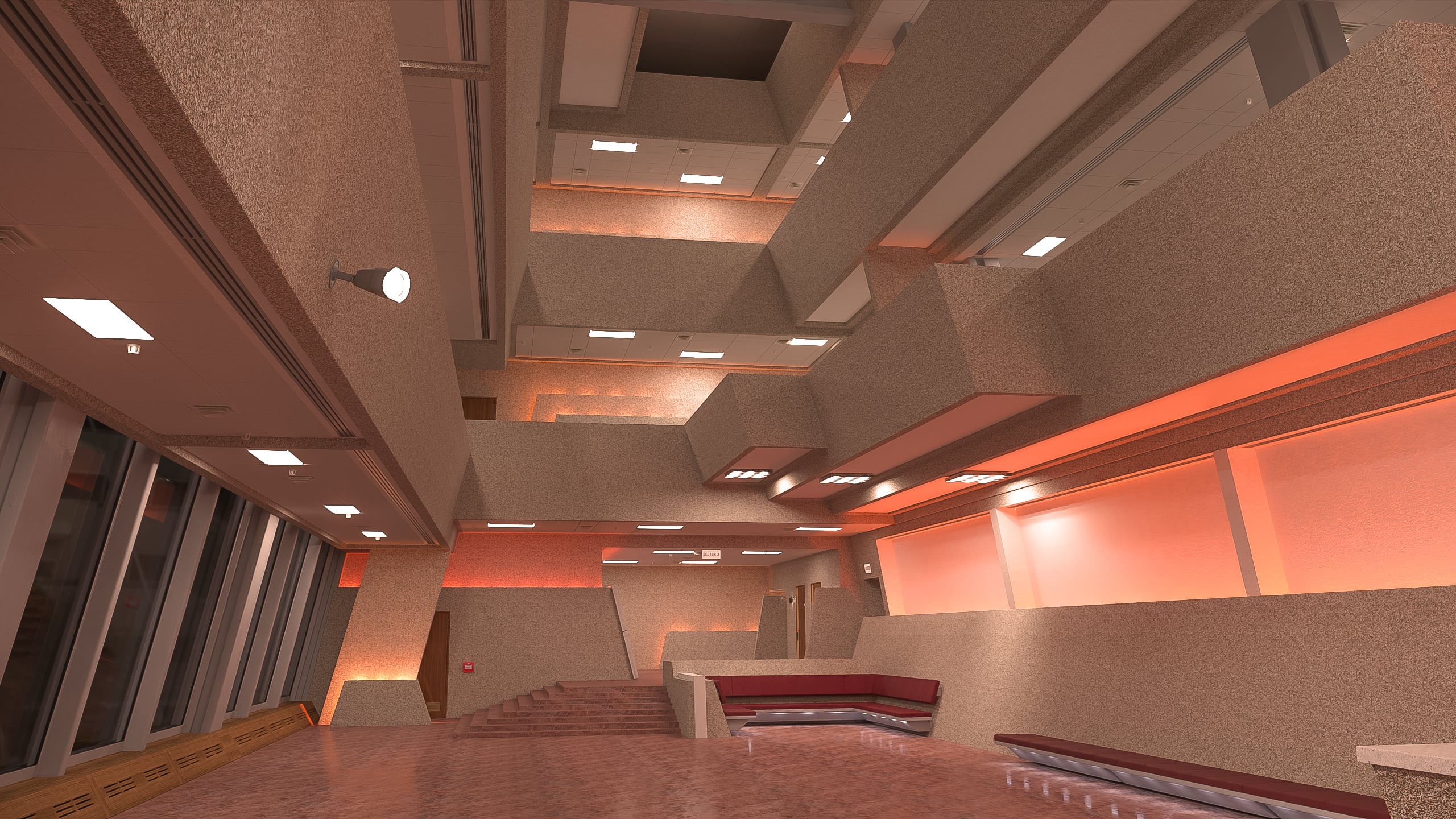 SE Futuristic Hall | Daz 3D