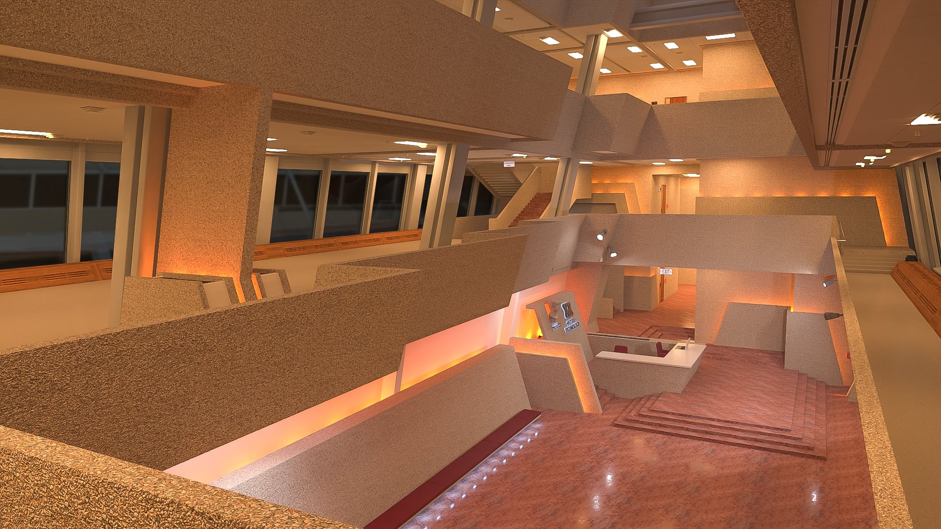 SE Futuristic Hall | Daz 3D