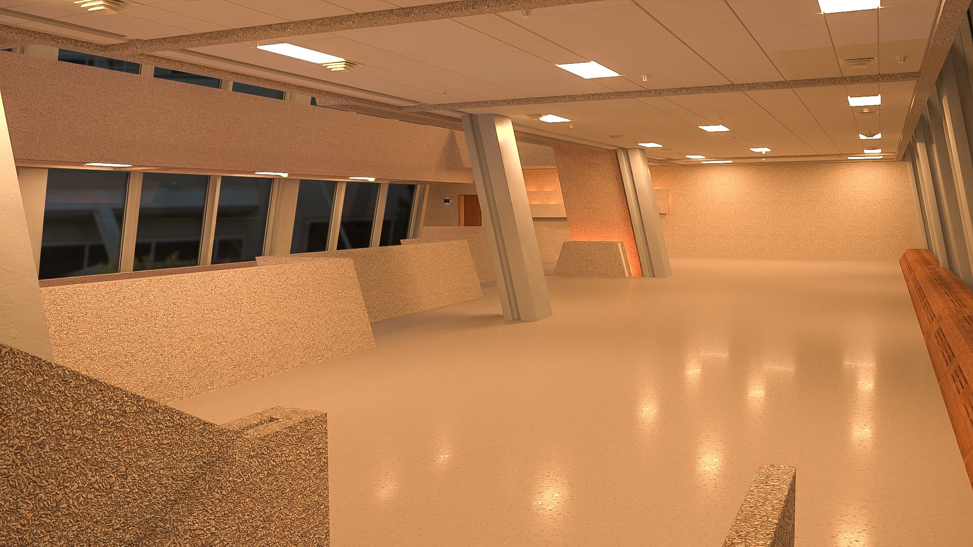SE Futuristic Hall | Daz 3D