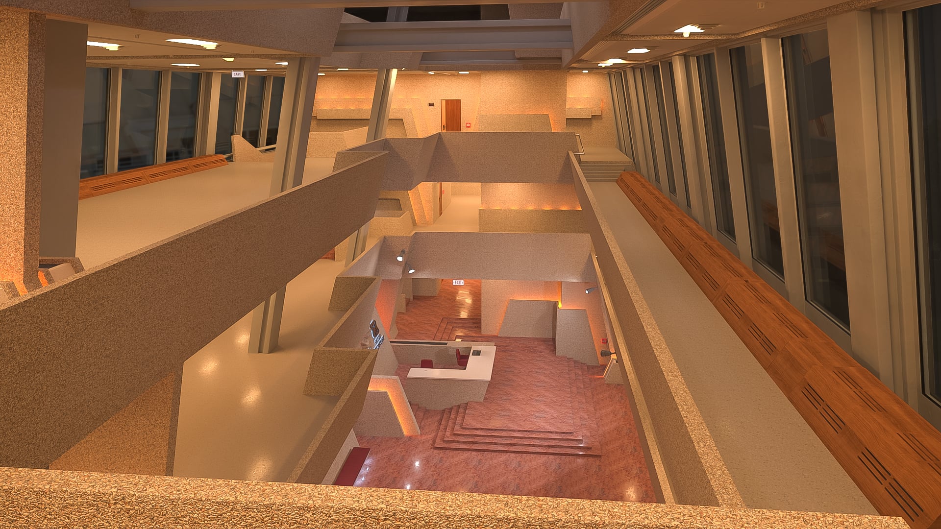 SE Futuristic Hall | Daz 3D