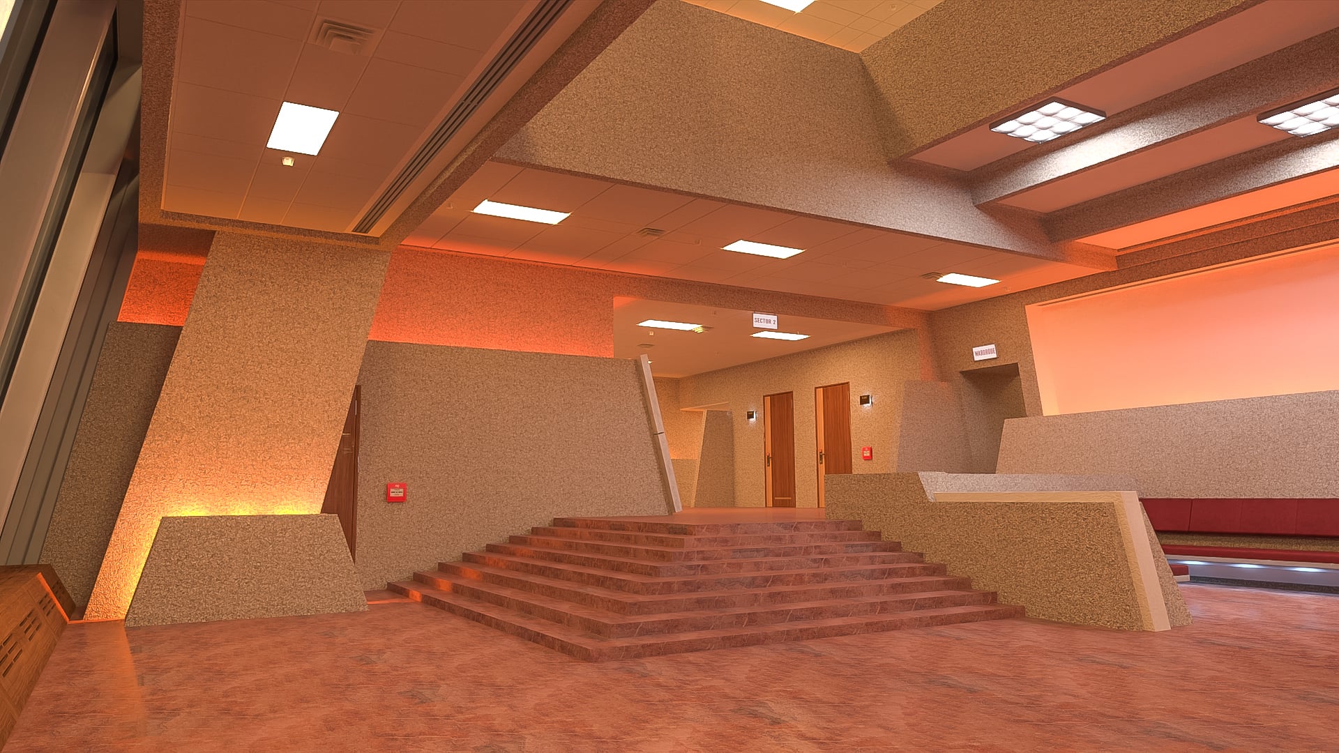 SE Futuristic Hall | Daz 3D