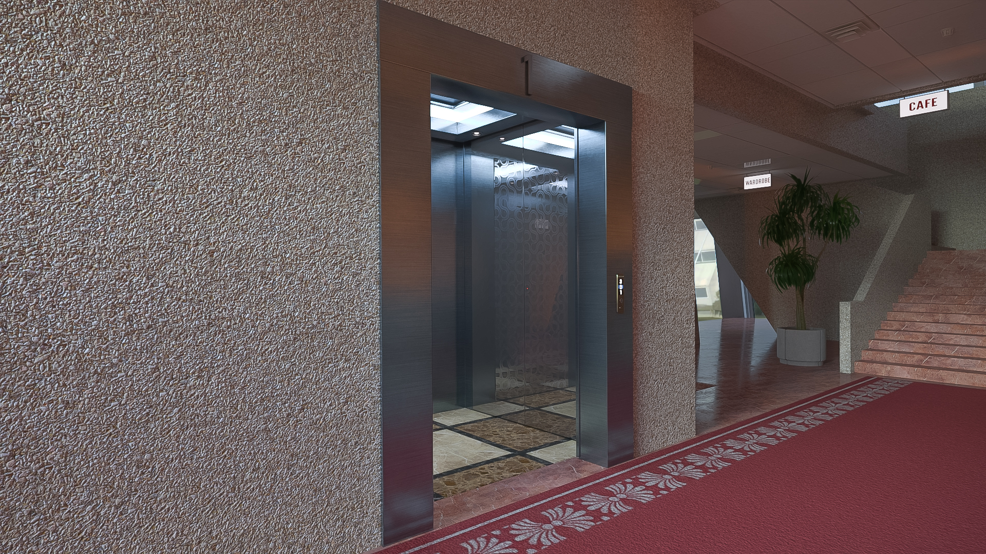 SE Futuristic Hall Props | Daz 3D