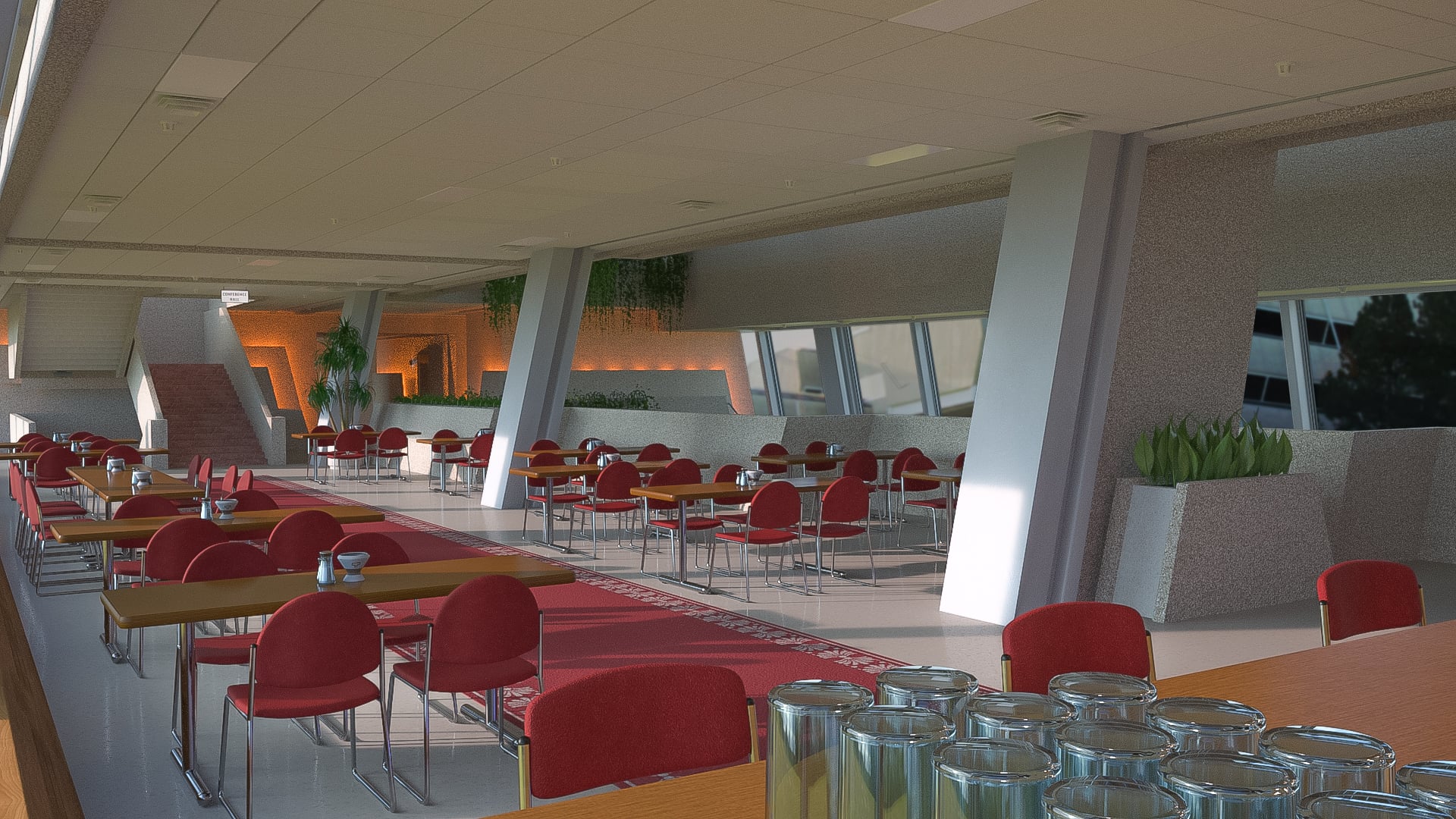 SE Futuristic Hall Props | Daz 3D