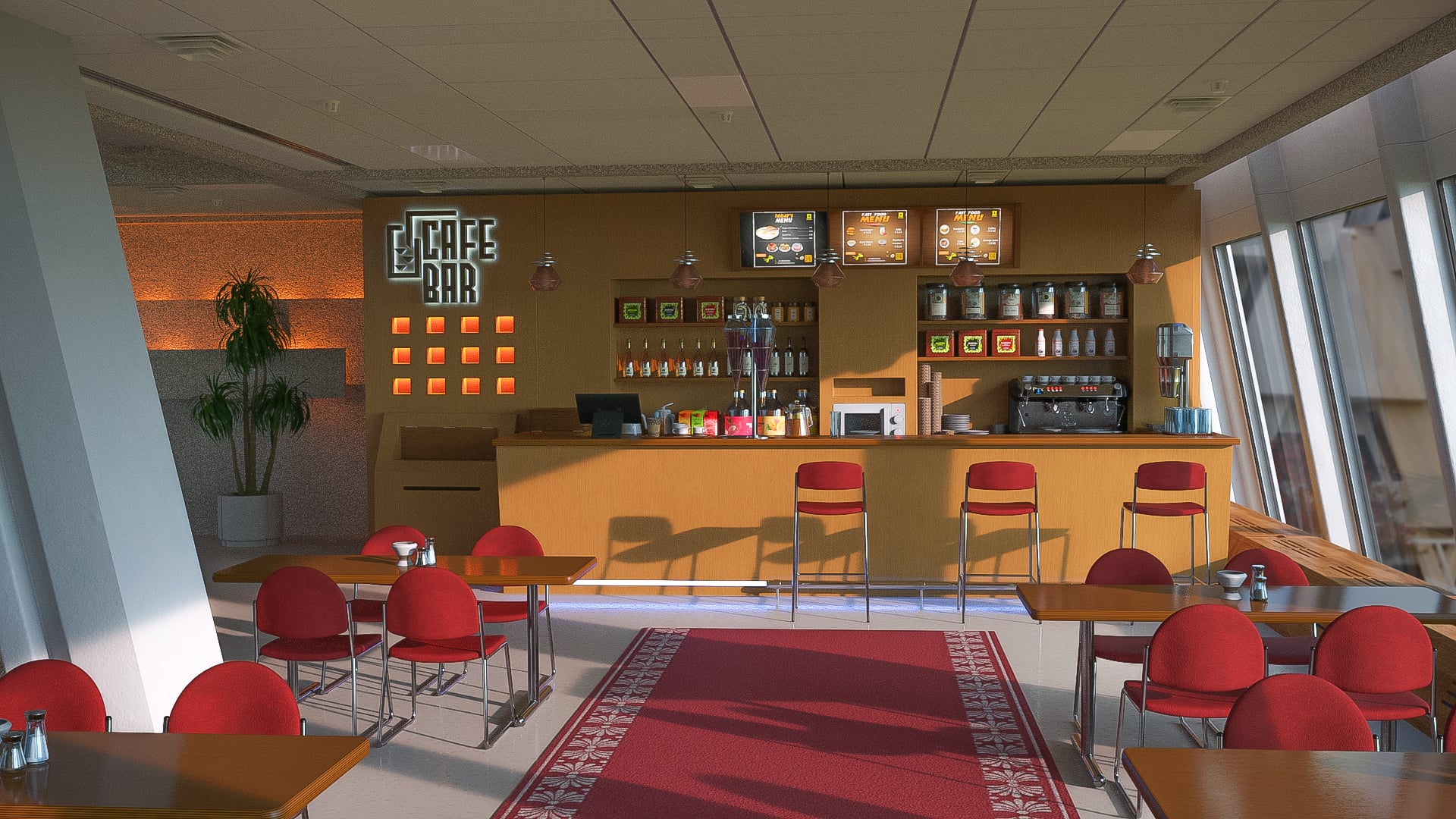 SE Futuristic Hall Props | Daz 3D