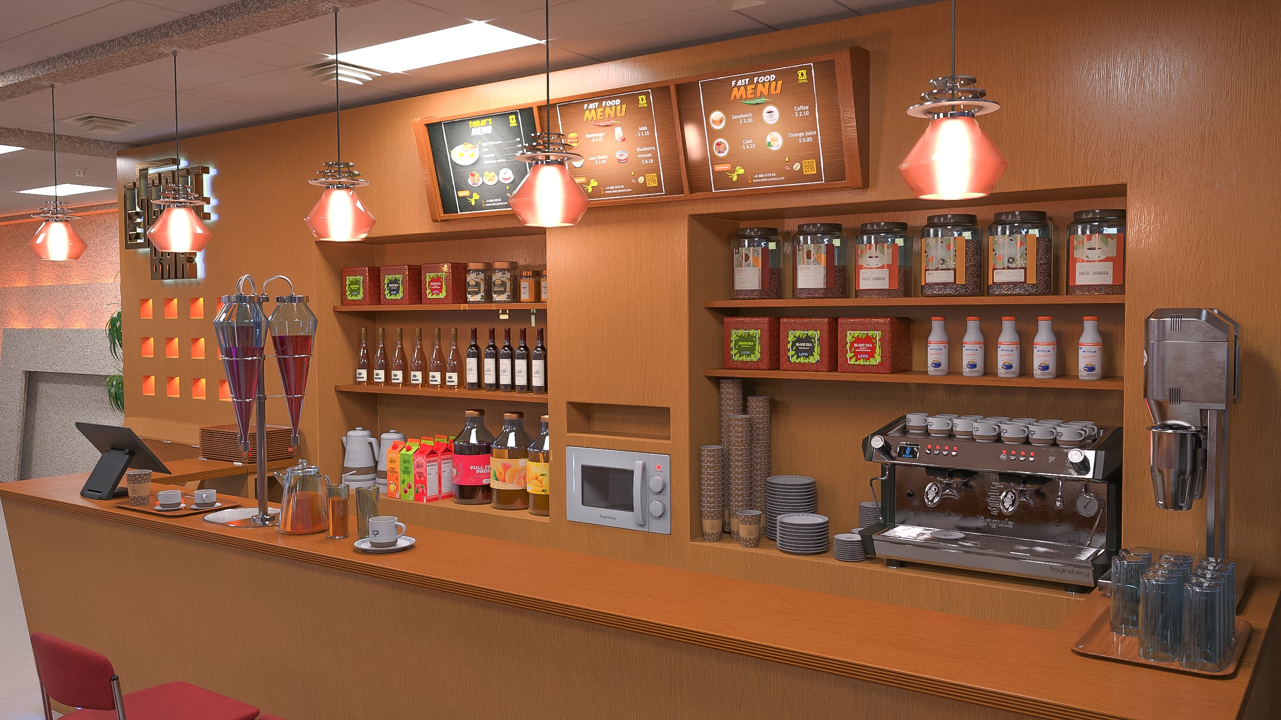 SE Futuristic Hall Props | Daz 3D
