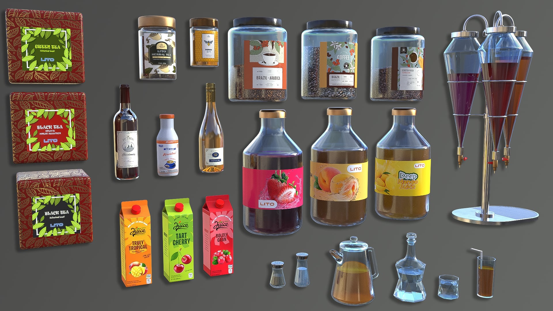 SE Futuristic Hall Props | Daz 3D