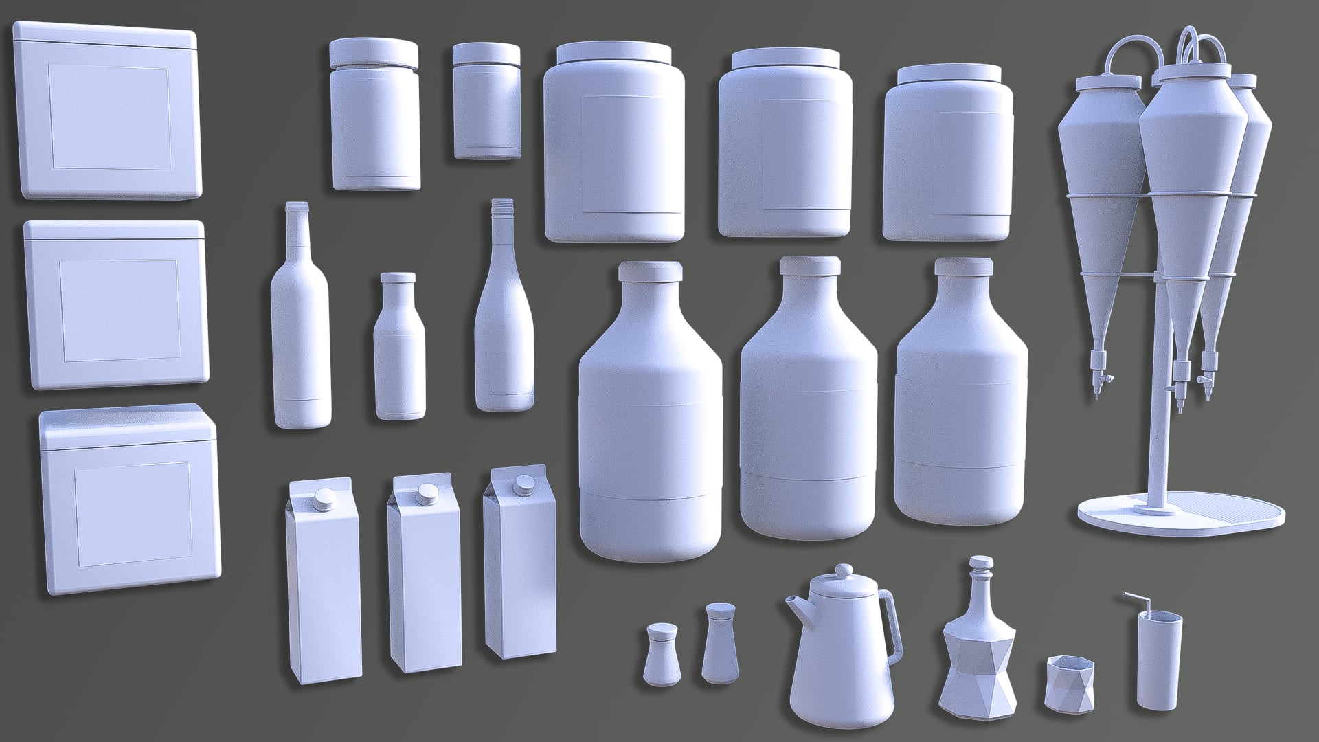 SE Futuristic Hall Props | Daz 3D