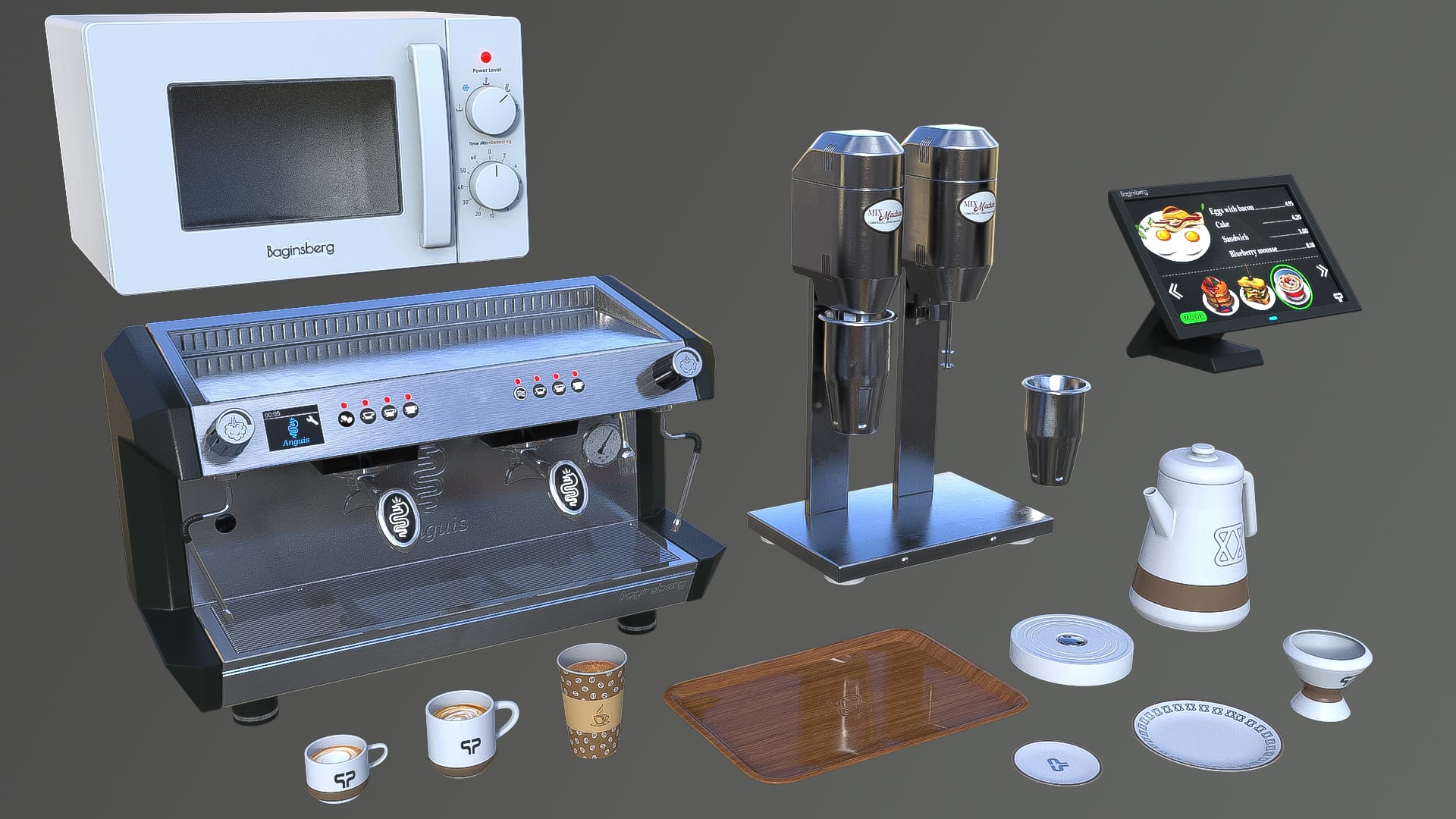 SE Futuristic Hall Props | Daz 3D