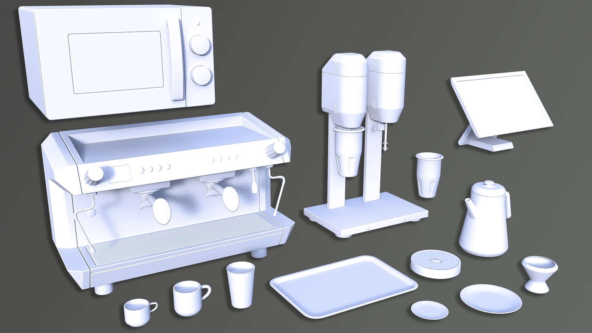 SE Futuristic Hall Props | Daz 3D