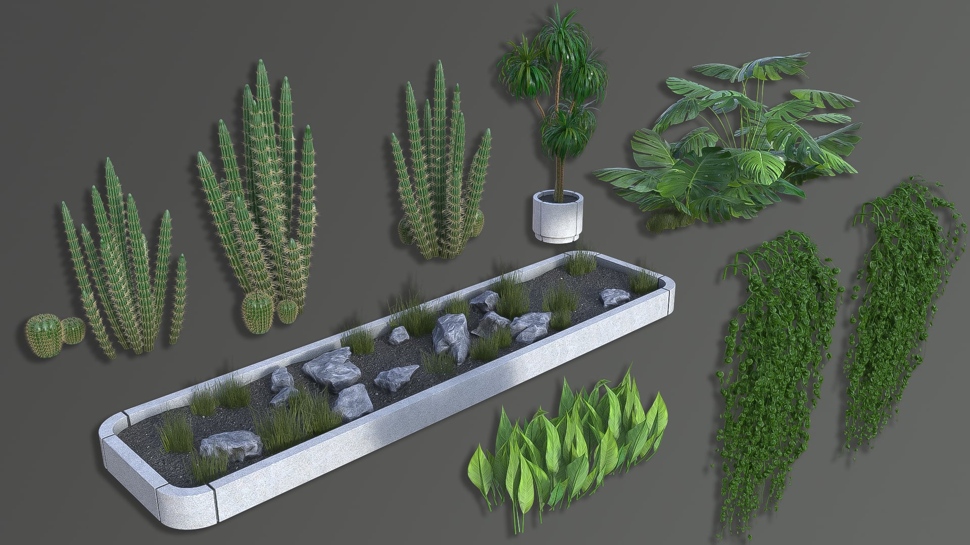 SE Futuristic Hall Props | Daz 3D