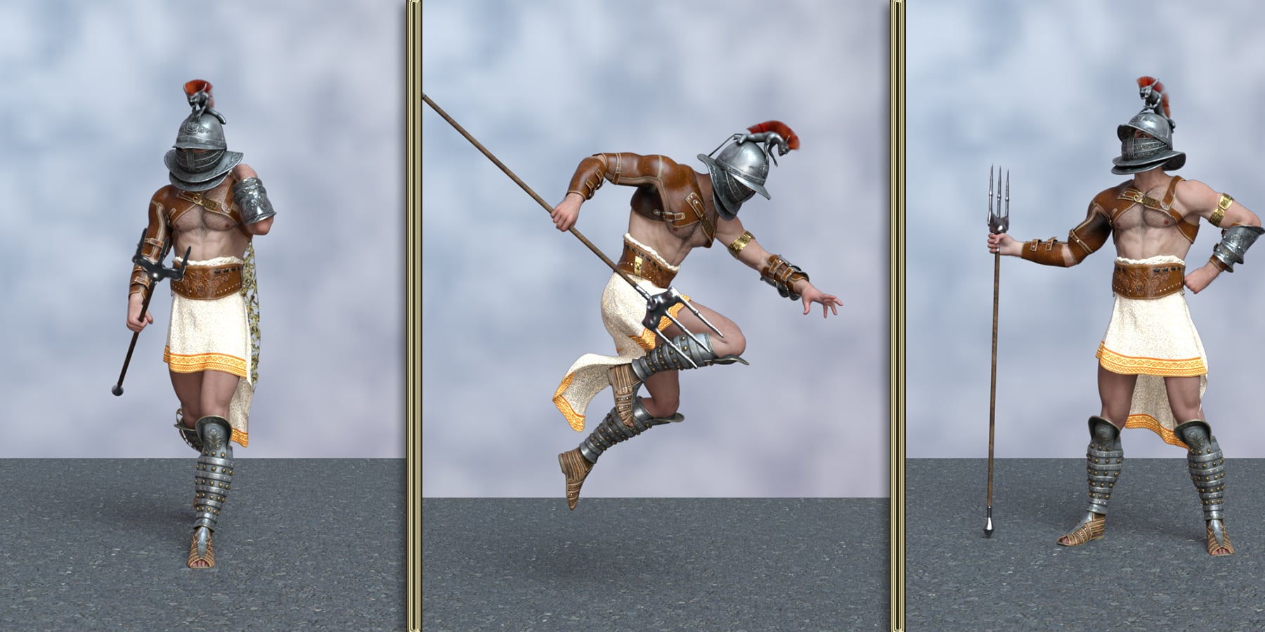 Titus Maximus Poses for Genesis 9 Base | Daz 3D
