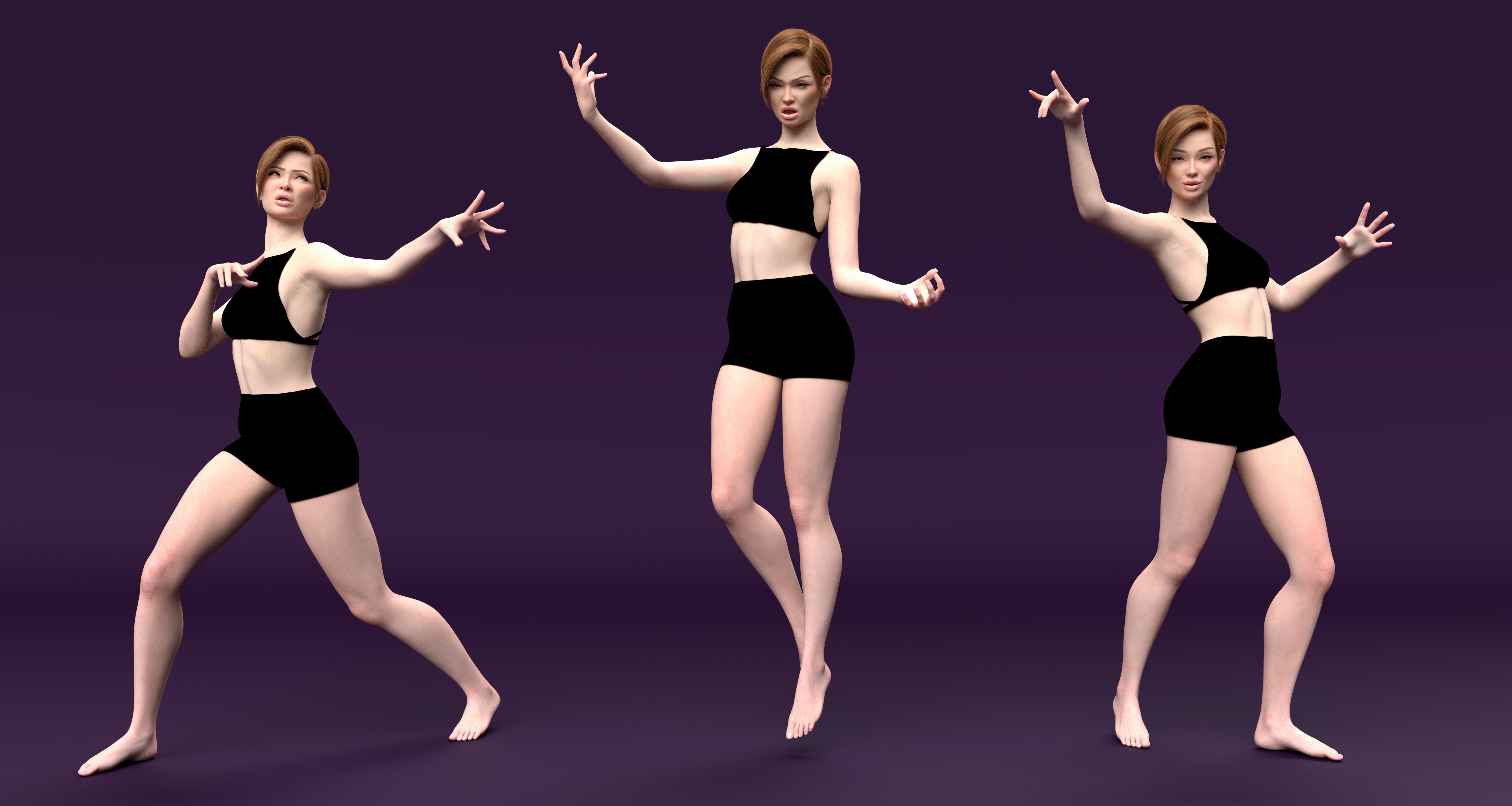 Legacy Of The Evil Poses for Genesis 9 and 8 Female | Daz 3D