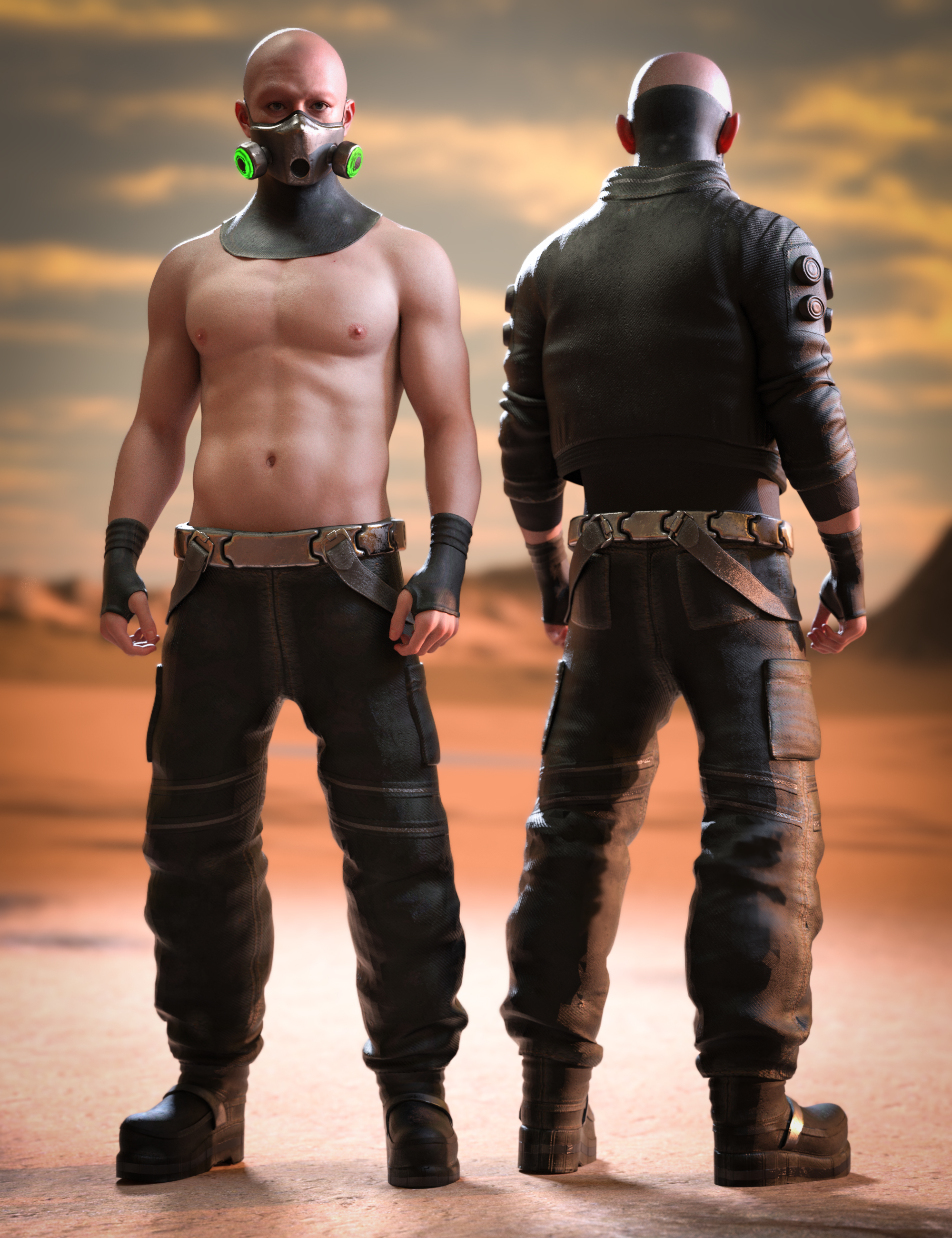 M3D dForce Void Runner Outfit for Genesis 9 | Daz 3D