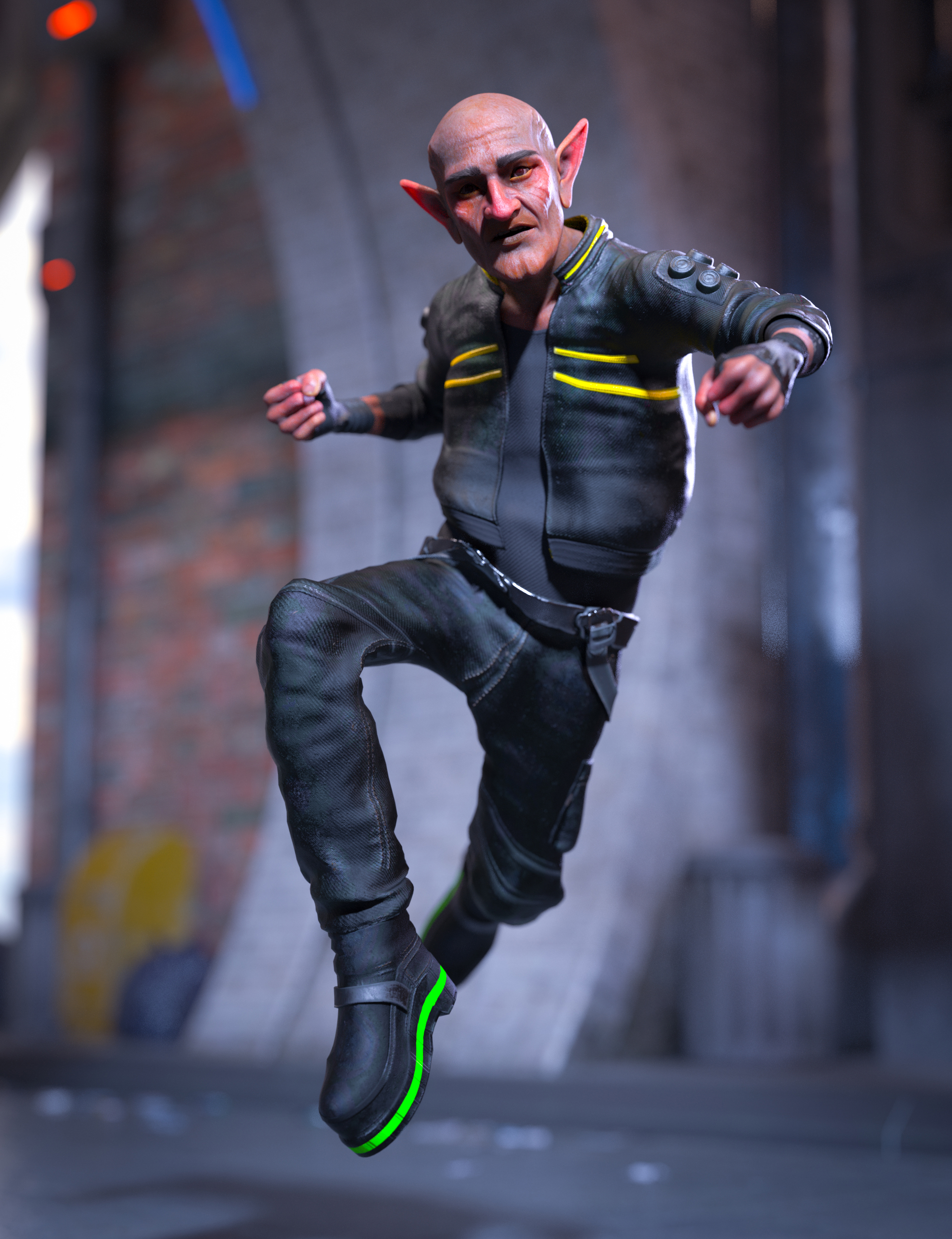 M3D dForce Void Runner Outfit for Genesis 9 | Daz 3D