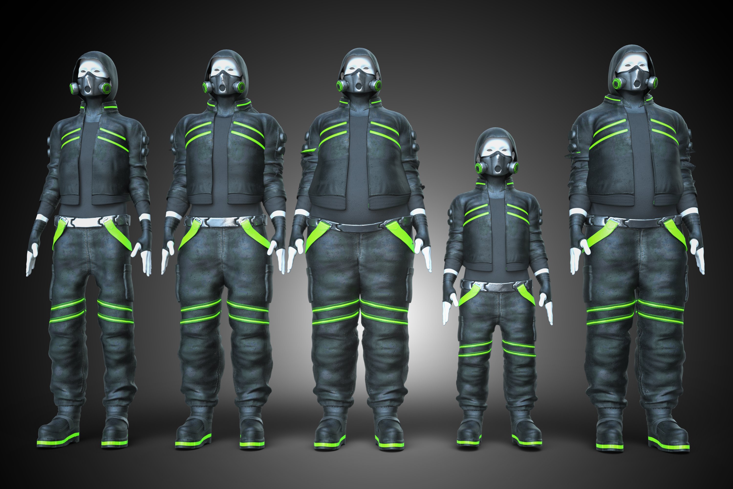 M3D dForce Void Runner Outfit for Genesis 9 | Daz 3D