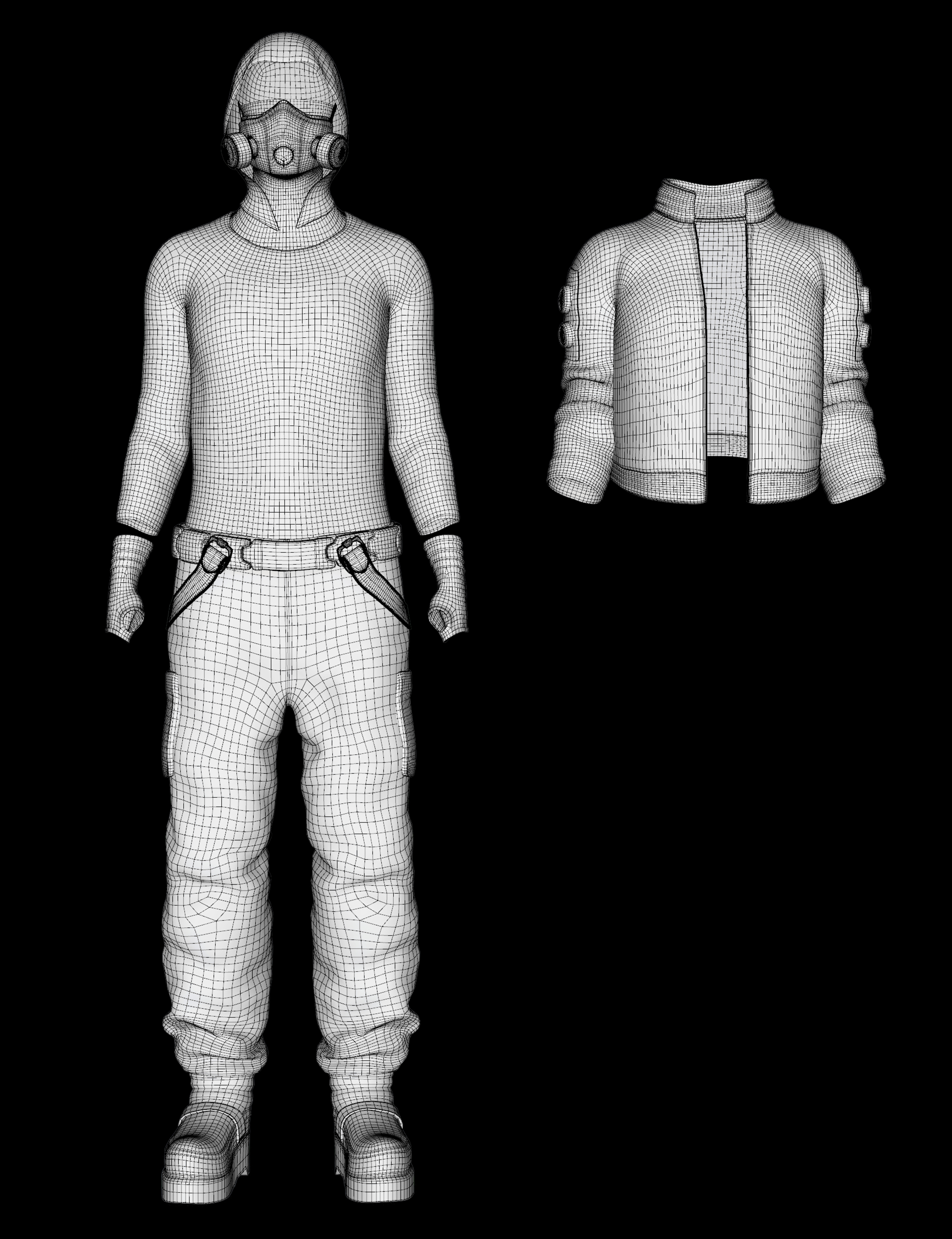 M3D dForce Void Runner Outfit for Genesis 9 | Daz 3D