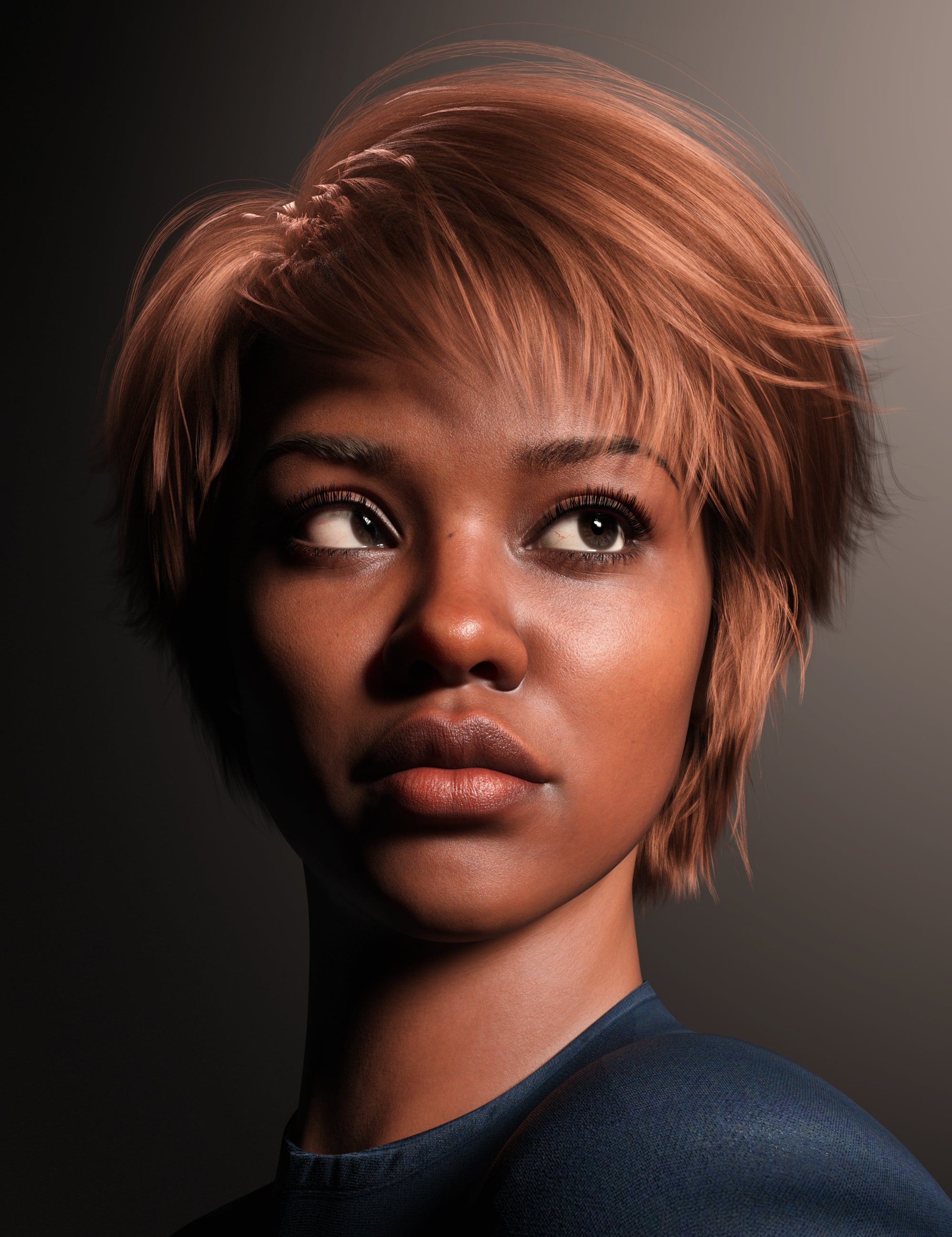 FE Trendy Short Hair for Genesis 9 | Daz 3D