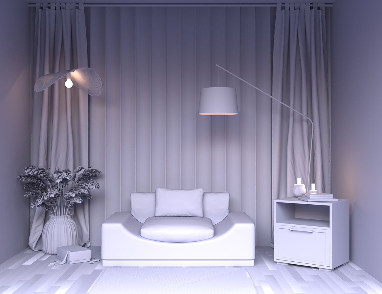 Cosy Wood Vignette | Daz 3D