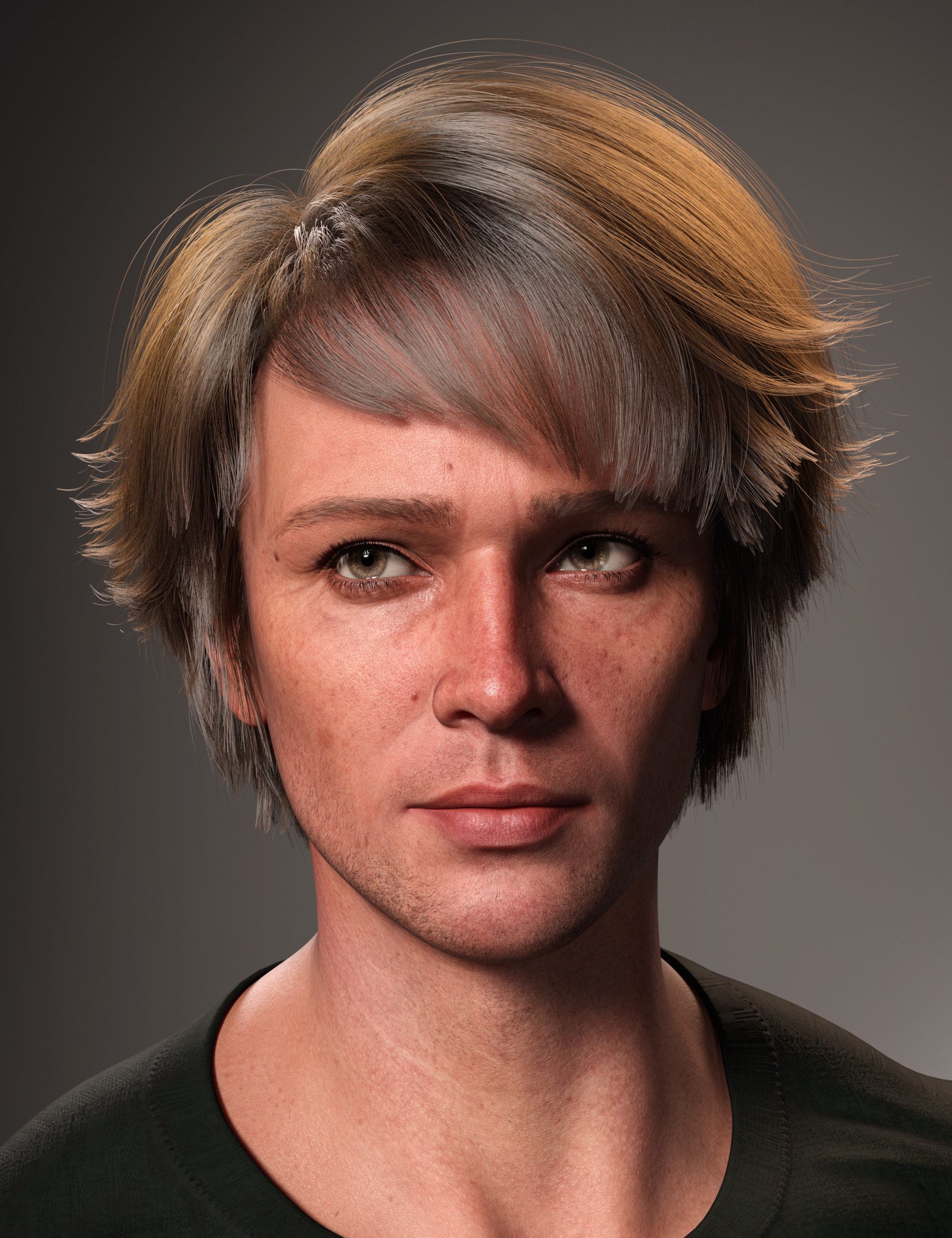 FE 2-in-1 Trendy Short Hair Bundle for Genesis 9 | Daz 3D