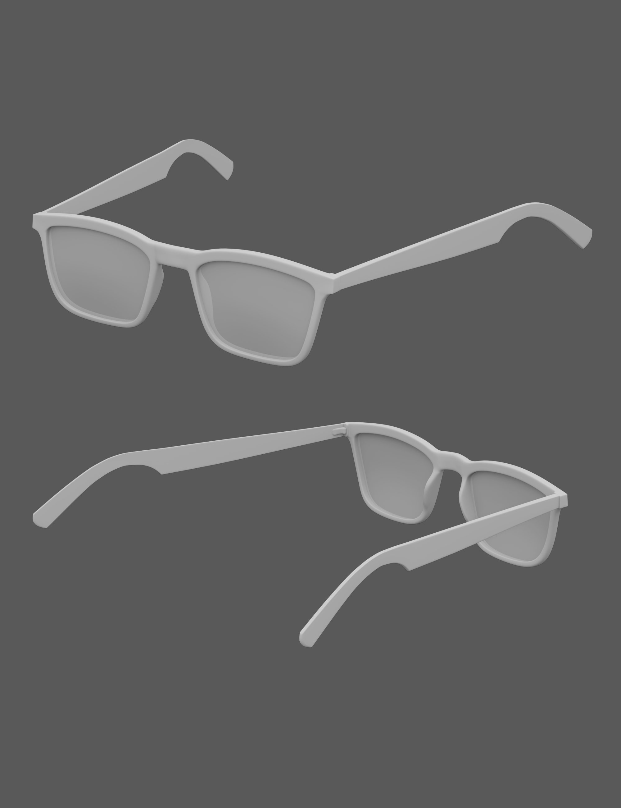 BW Lucas Everyday Glasses For Genesis 9 | Daz 3D