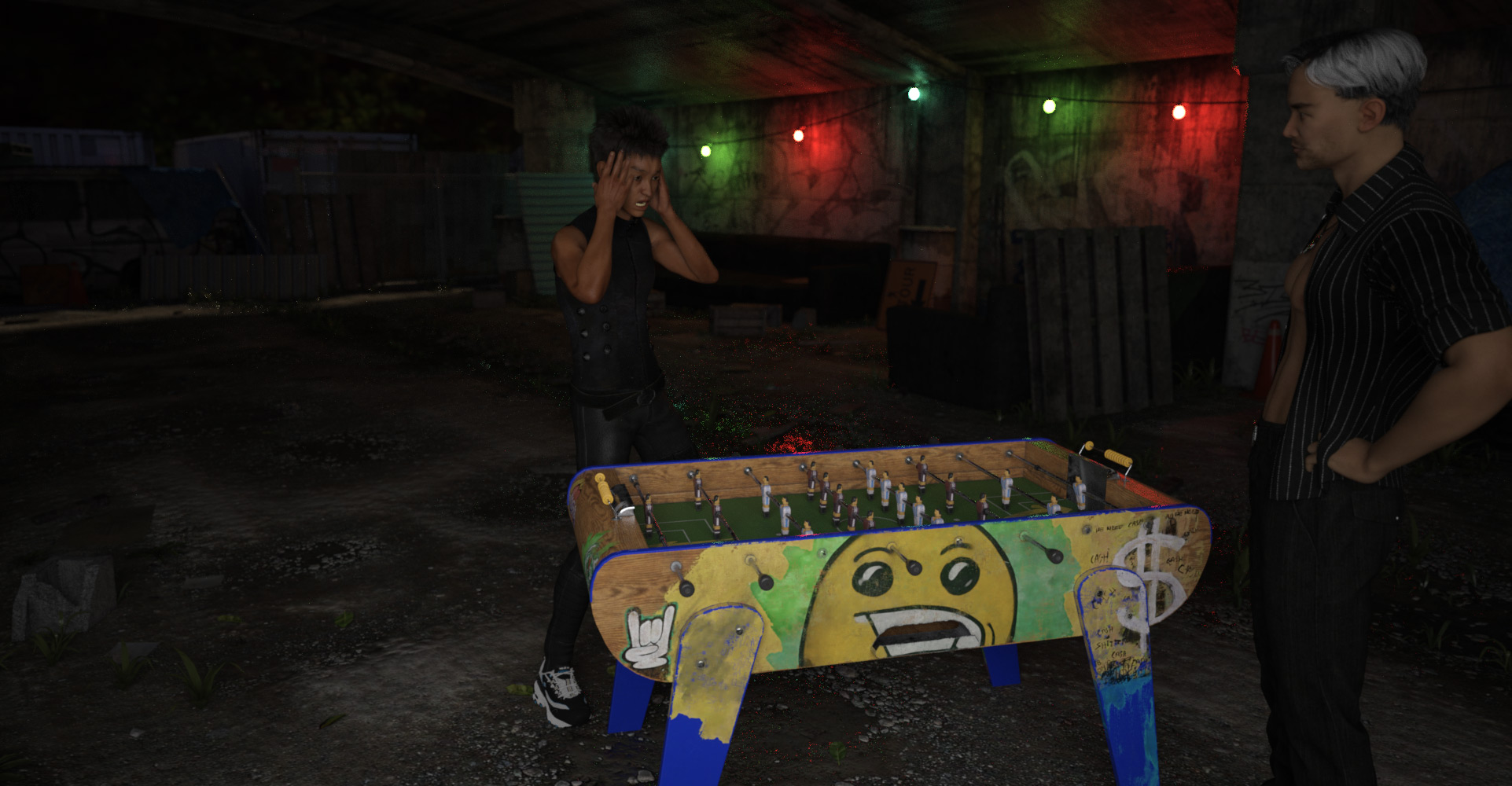 Table Football - Traditional Babyfoot Game | Daz 3D