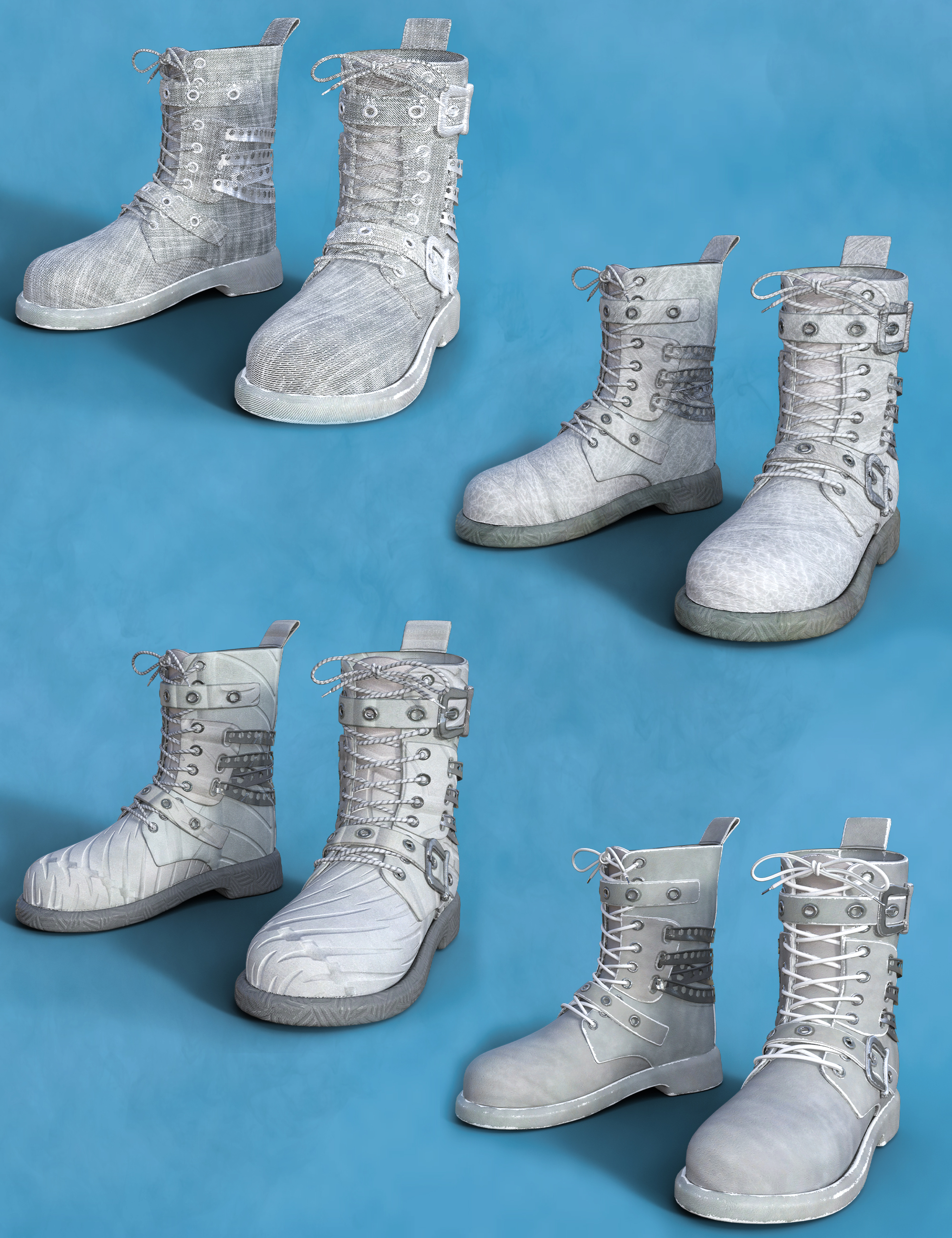 T-Pack Cool Girl Leather Outfit Texture Add-on | Daz 3D