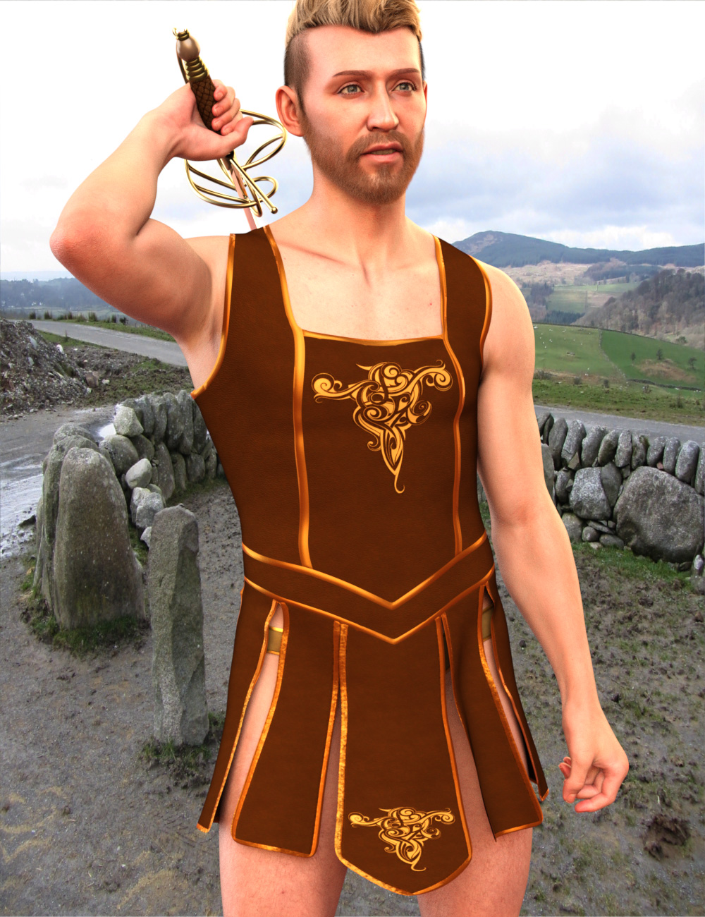 DNA dForce Zenobia Armor for Genesis 9 | Daz 3D