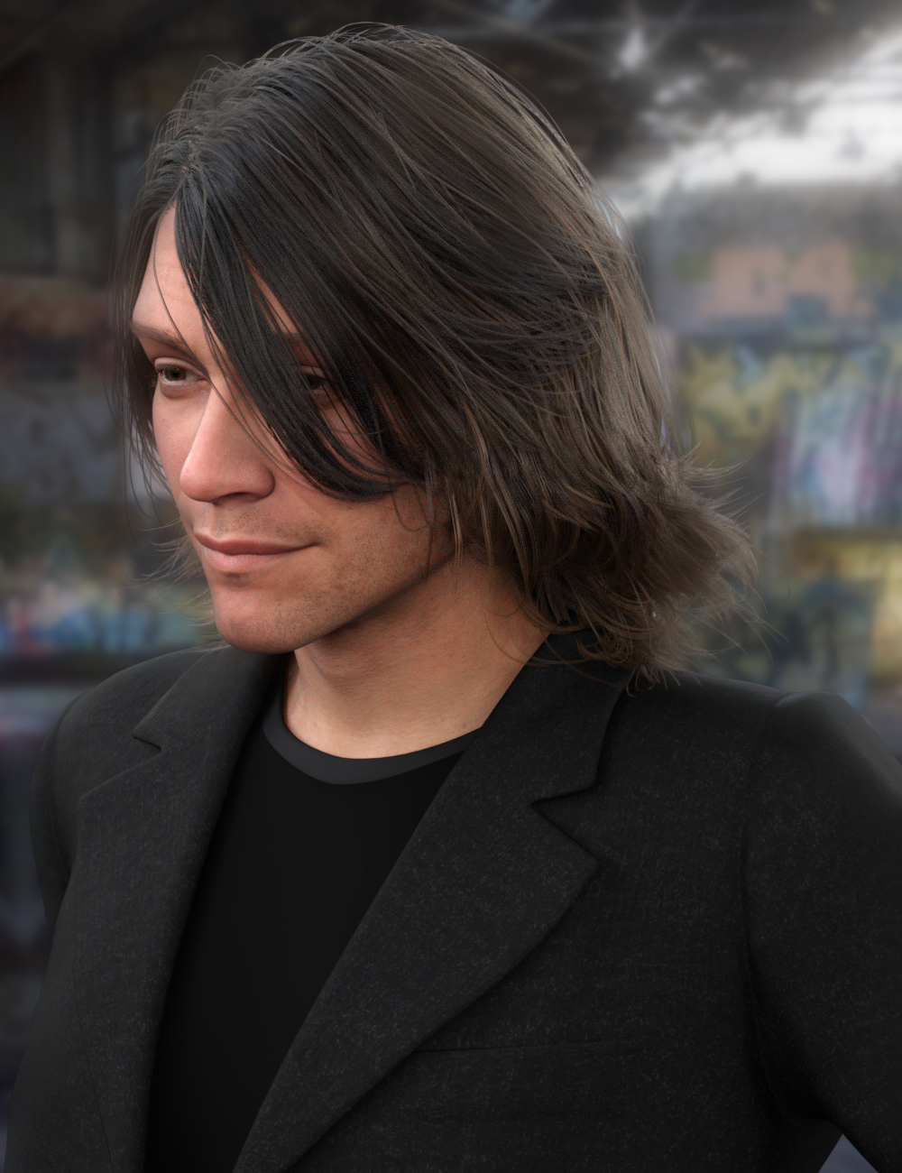 Gavin Hair for Genesis 9 | Daz 3D