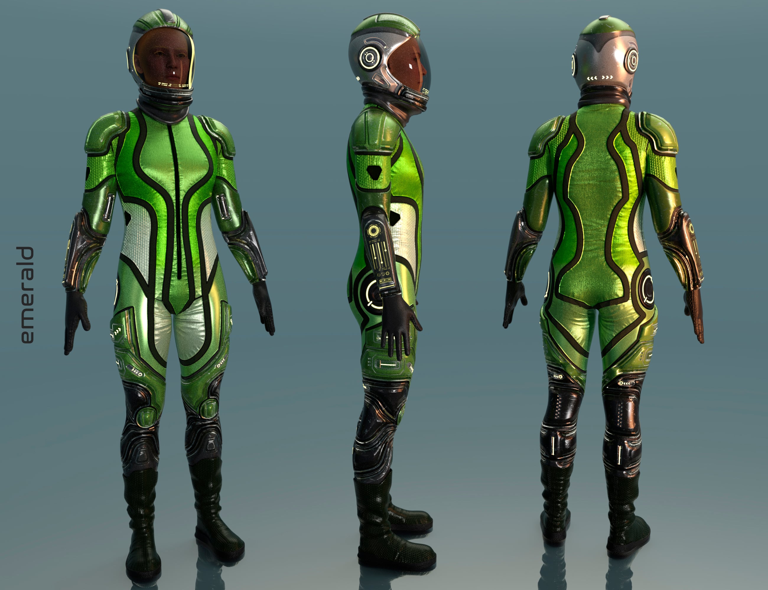 Space Cadet for Genesis 9 Texture Expansion | Daz 3D