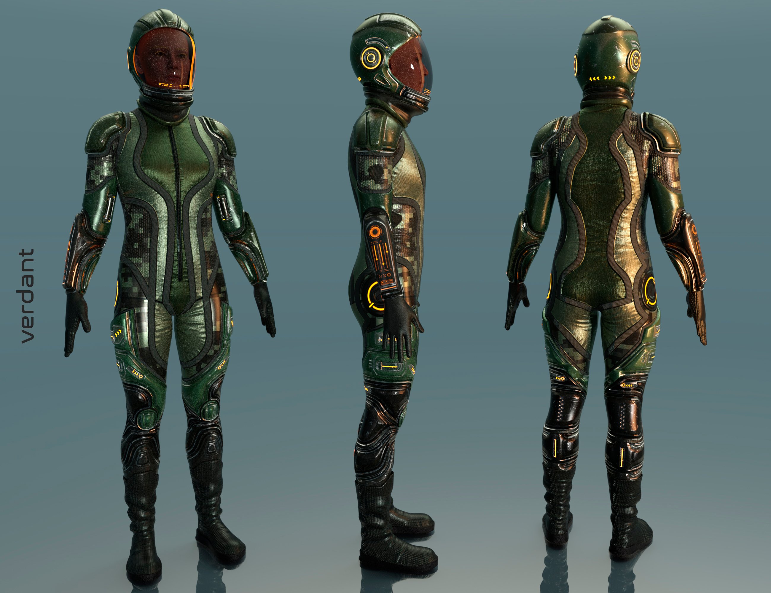 Space Cadet for Genesis 9 Texture Expansion | Daz 3D