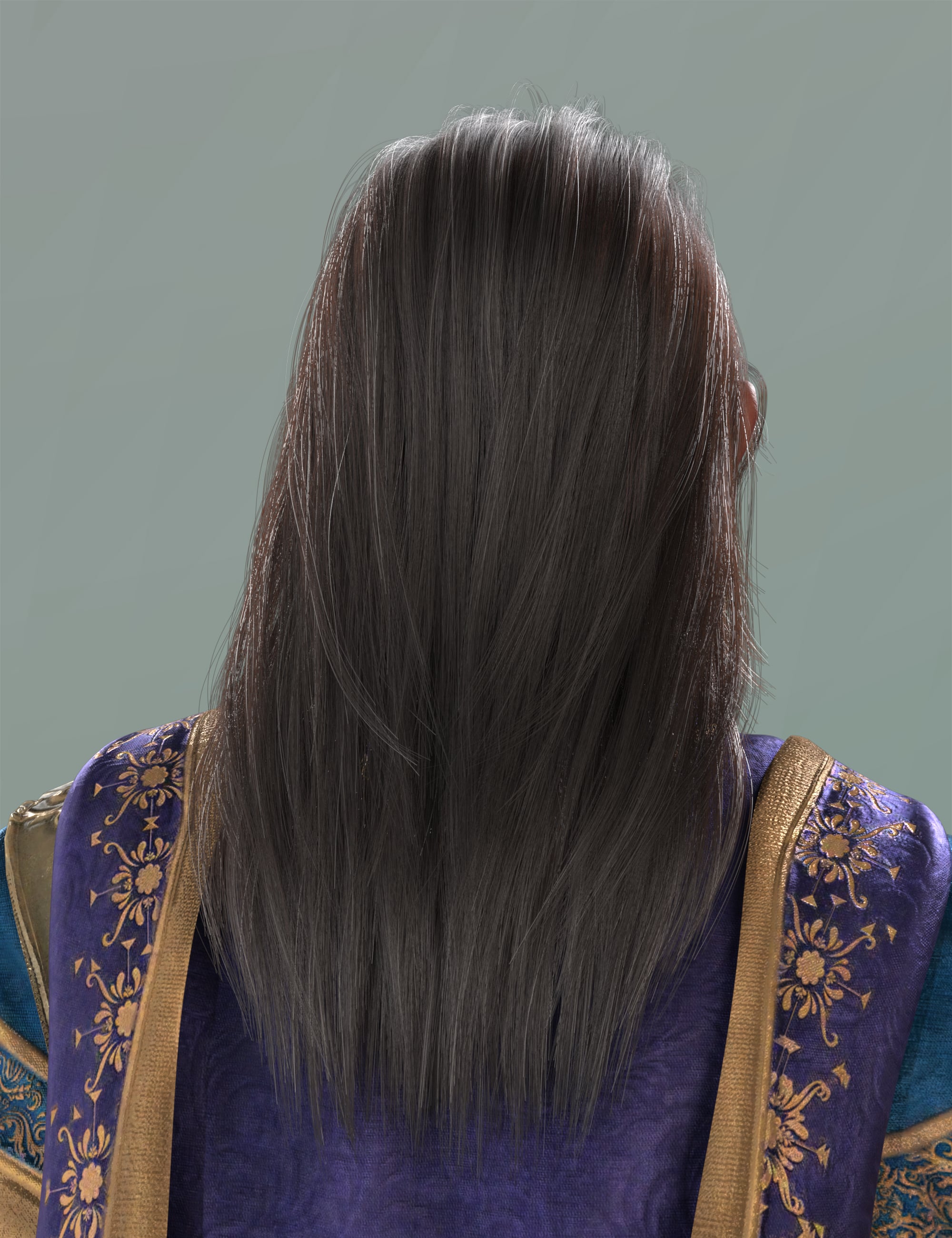 XYZ Evil Old Man's Hair for Genesis 9 | Daz 3D
