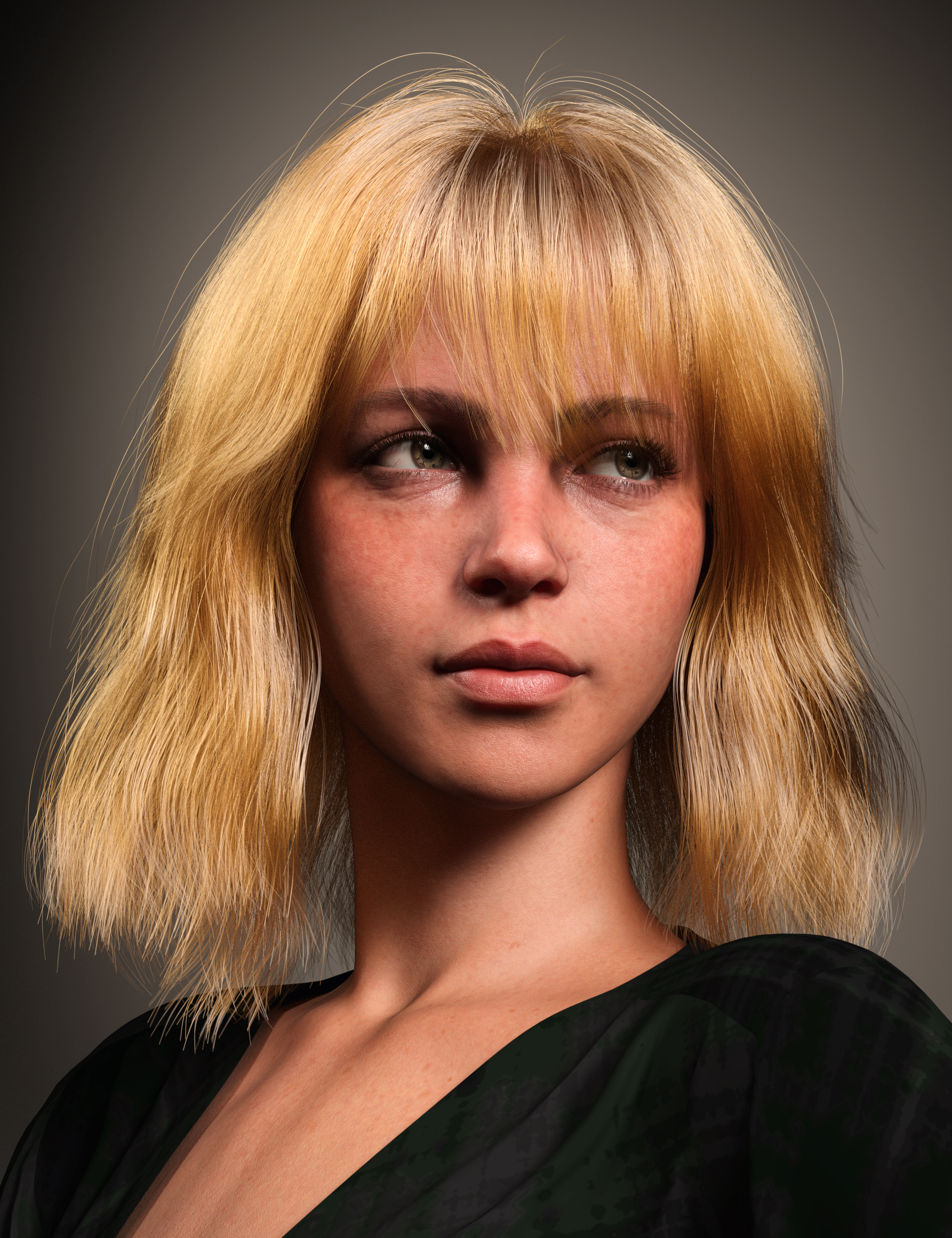 dForce Strand-Based FE Modern Bob Hair for Genesis 9, 8, 8.1 ⋆ Freebies ...