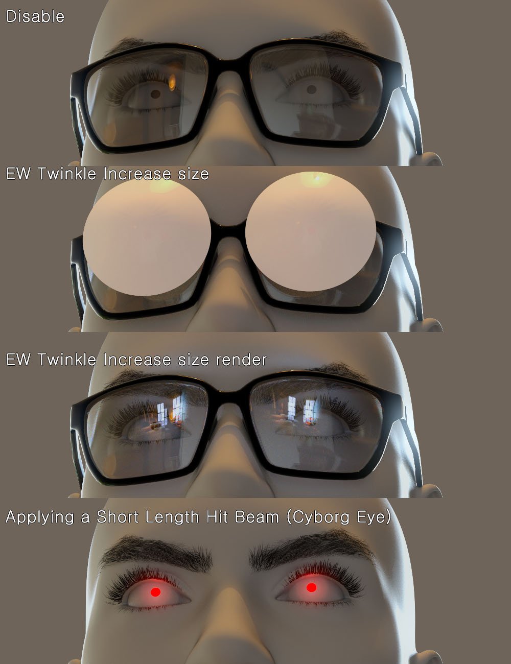 G9 Eb Twinkle And Eb Glasses Daz 3d