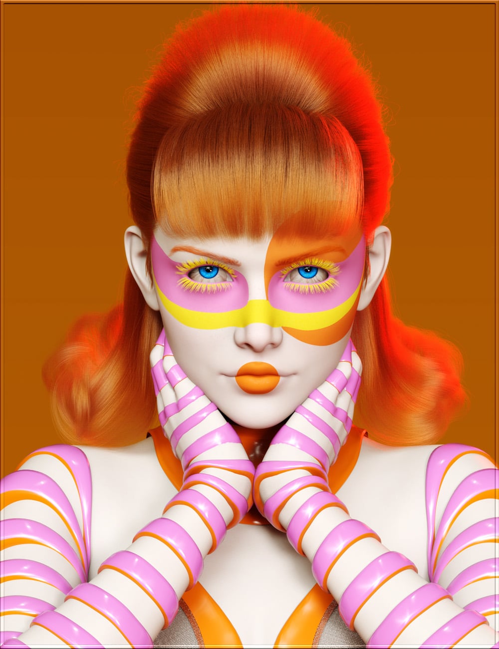 VYK Mondo MakeUps - The Bold Look for Genesis 9 | Daz 3D