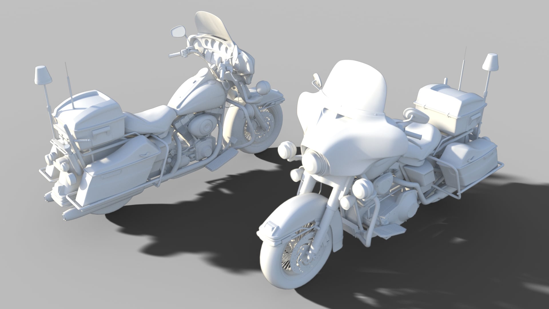 Urban Police Motorcycle | Daz 3D