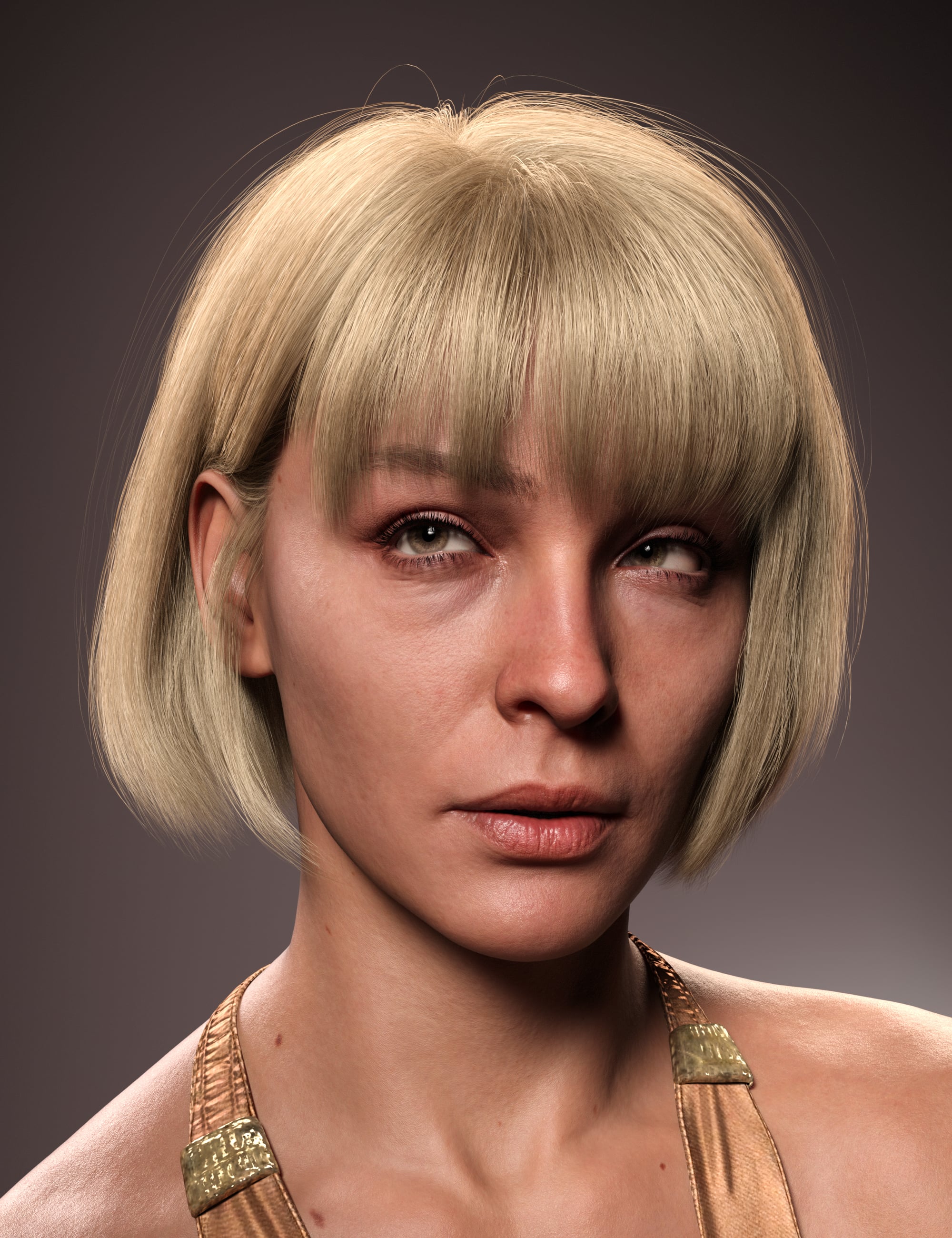 FE Bubble Bob Hair for Genesis 9 | Daz 3D