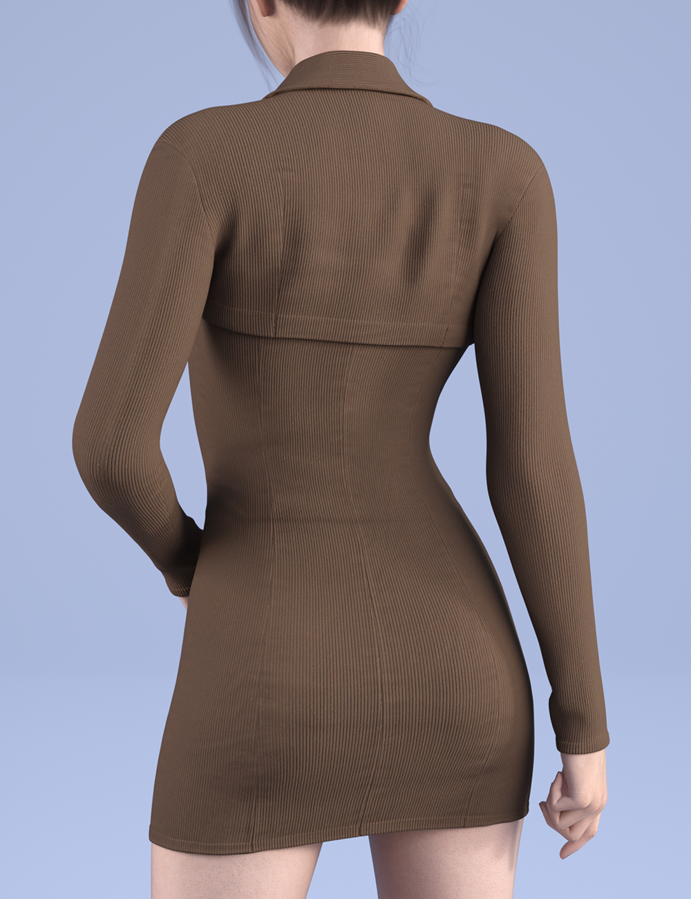 dForce HnC24 Bolero Mini Dress outfit for Genesis 9 | Daz 3D
