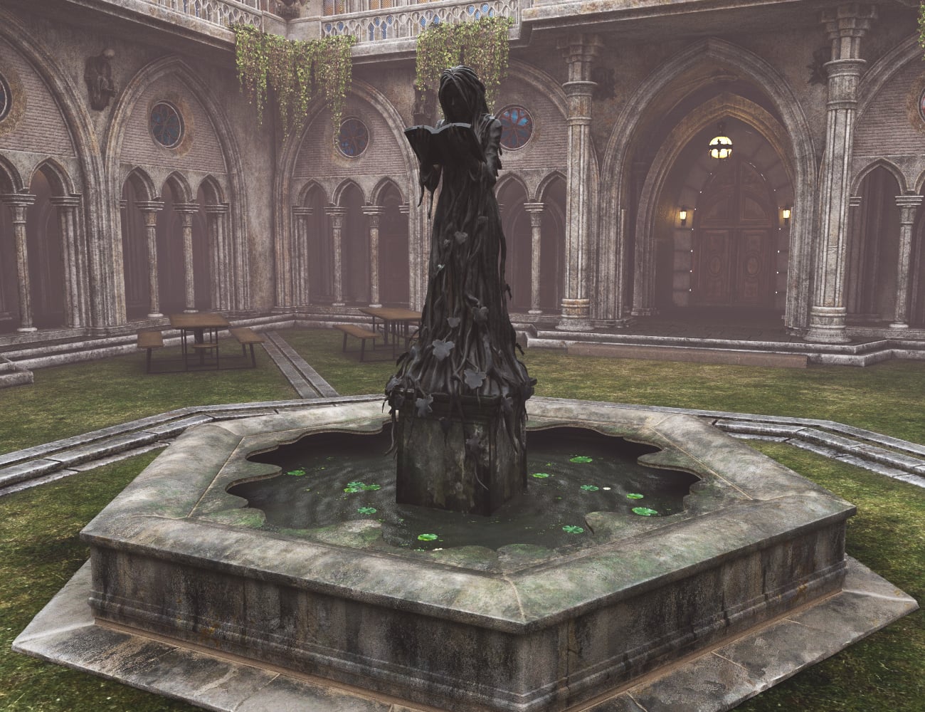 XI GSB School Courtyard | Daz 3D