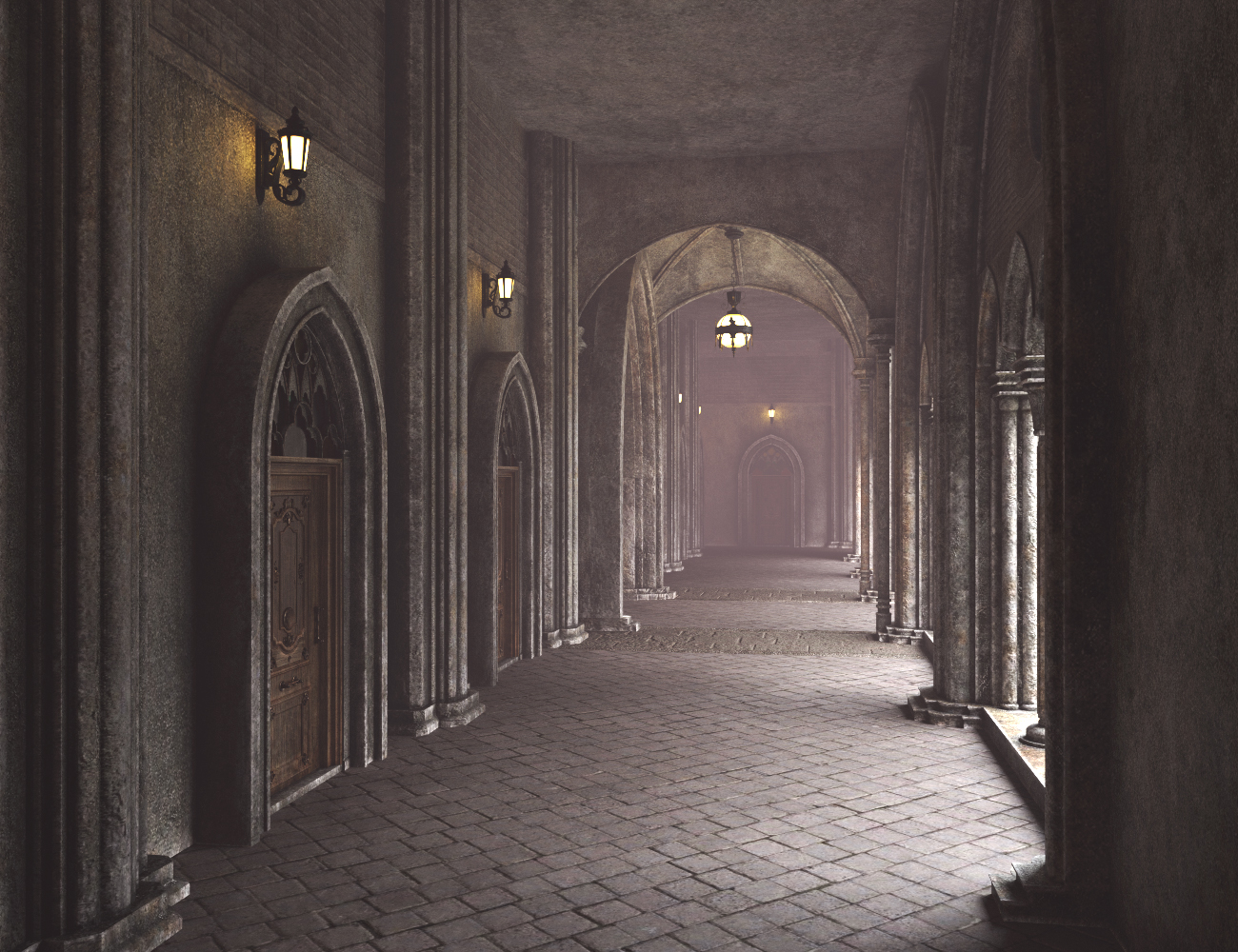 XI GSB School Courtyard | Daz 3D