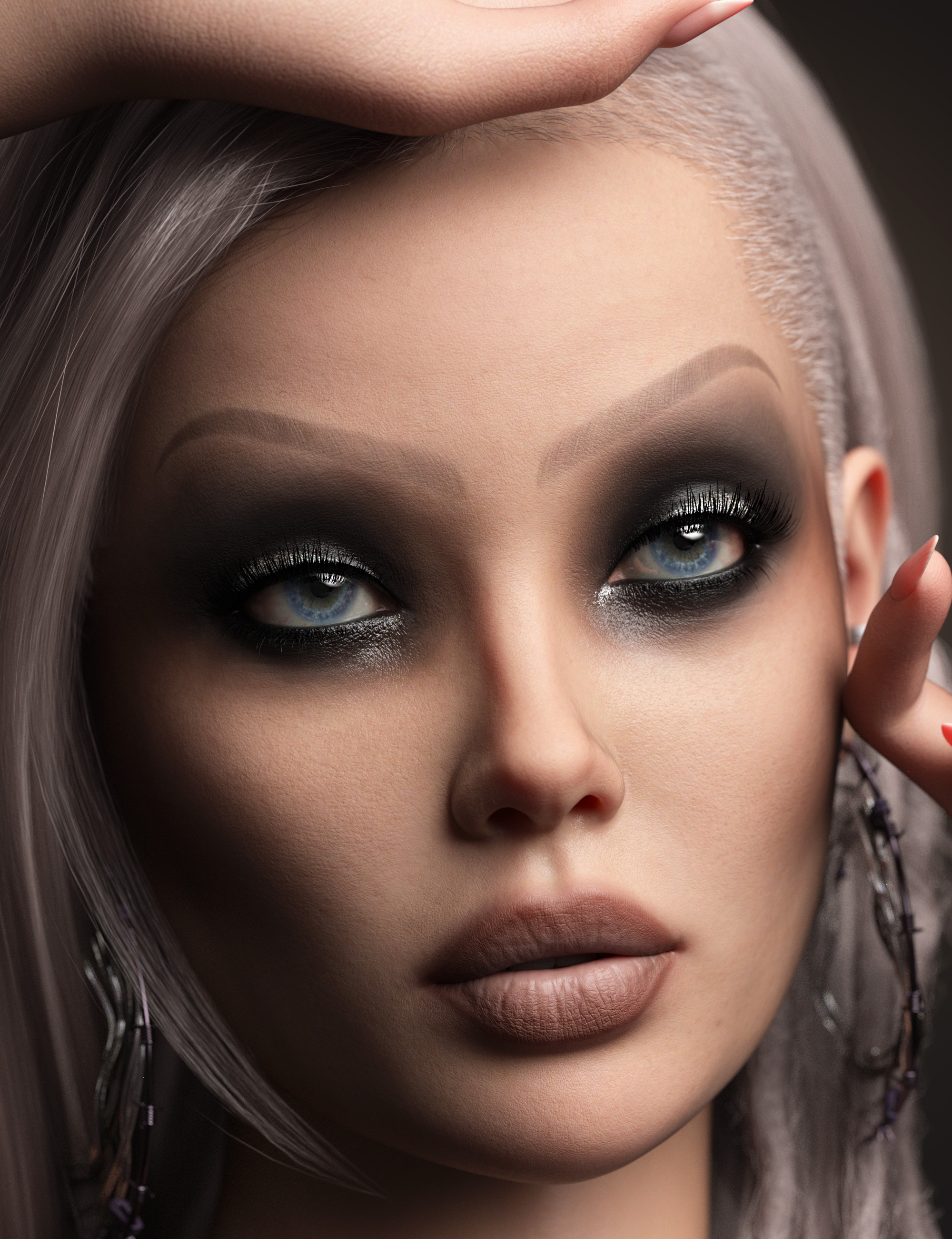 Dark Dahlia LIE Makeup for Genesis 9 | Daz 3D