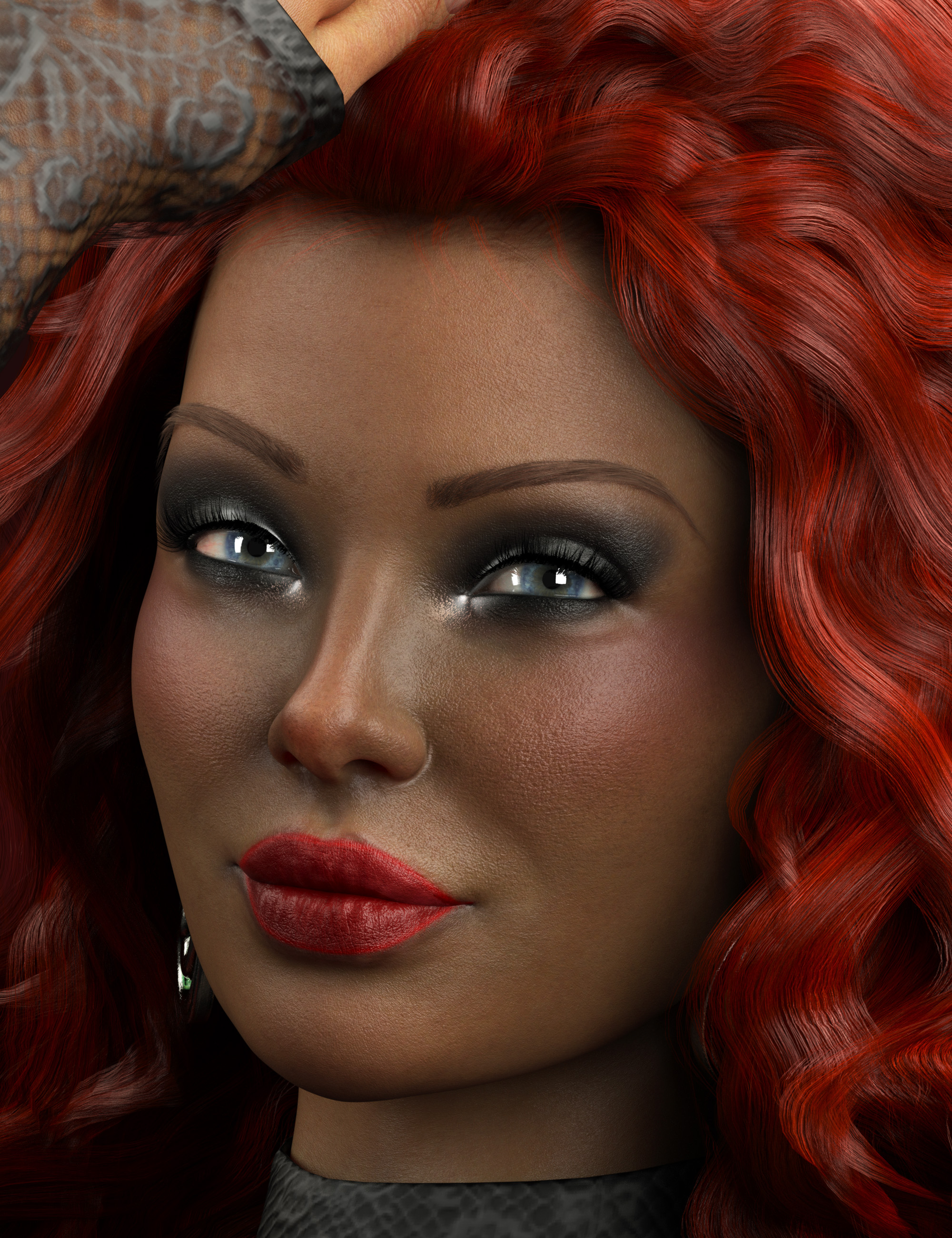 Dark Dahlia LIE Makeup for Genesis 9 | Daz 3D
