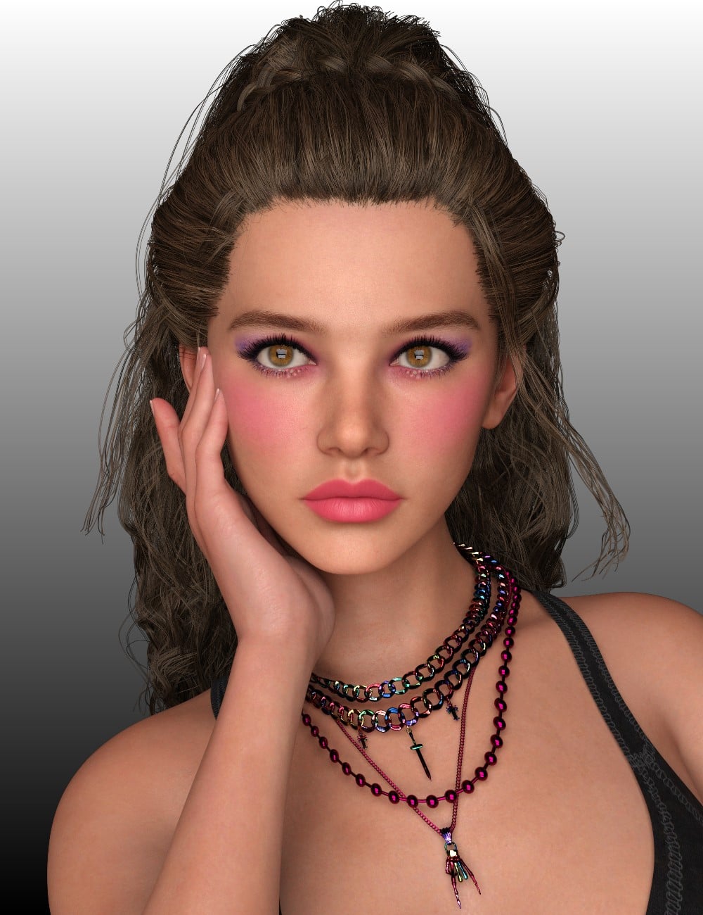 L3D Quick Click Glamour Hair | Daz 3D