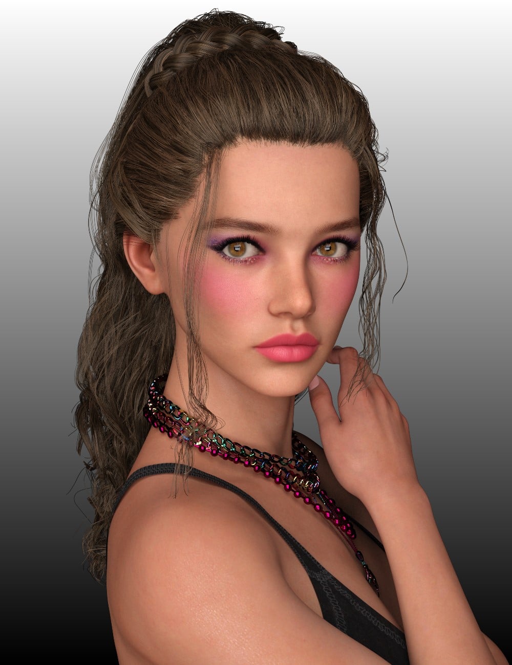 L3D Quick Click Glamour Hair | Daz 3D