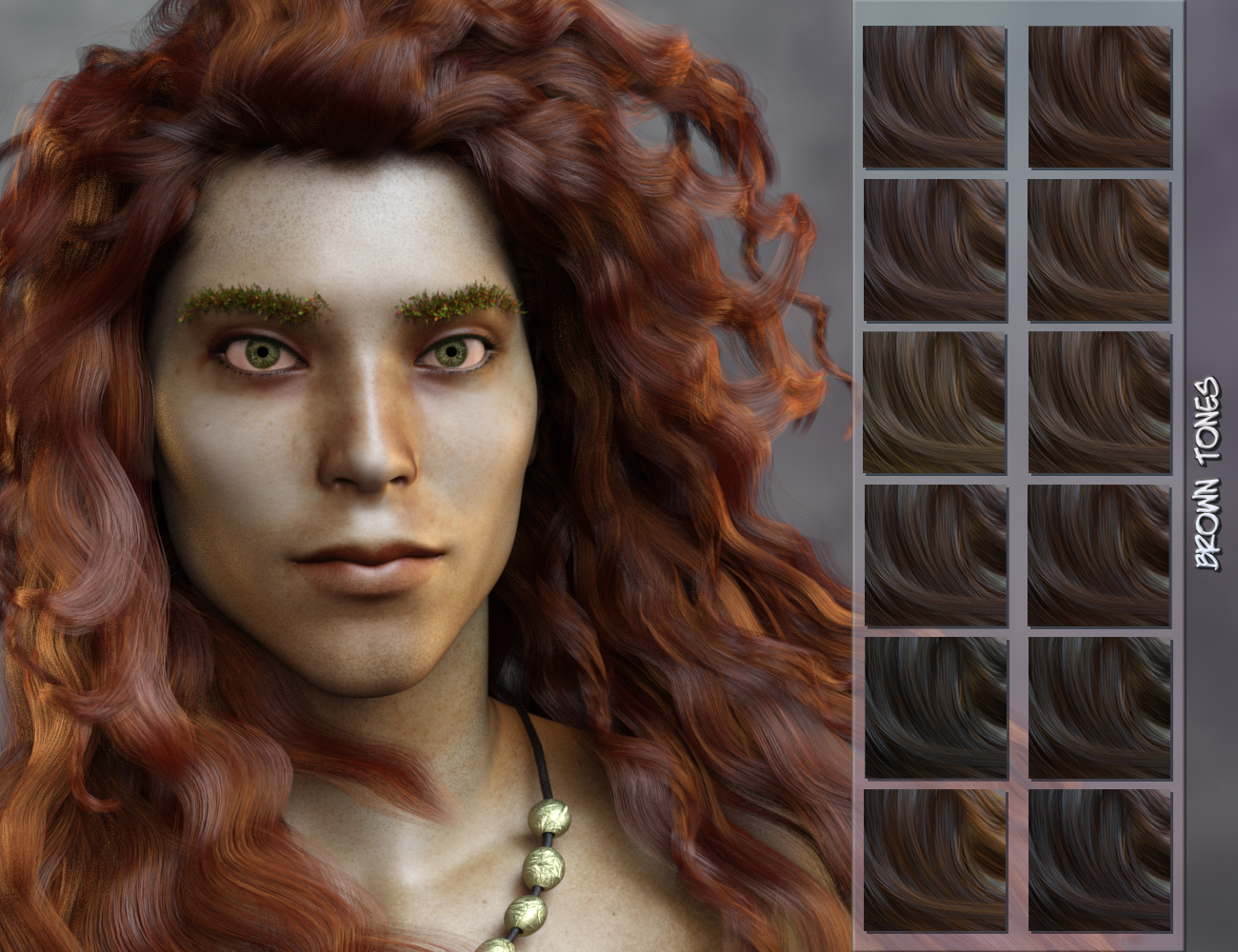 AB Natural Hair Shaders | Daz 3D